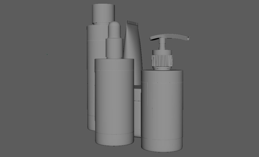 Skin Care Products 3D model | CGTrader