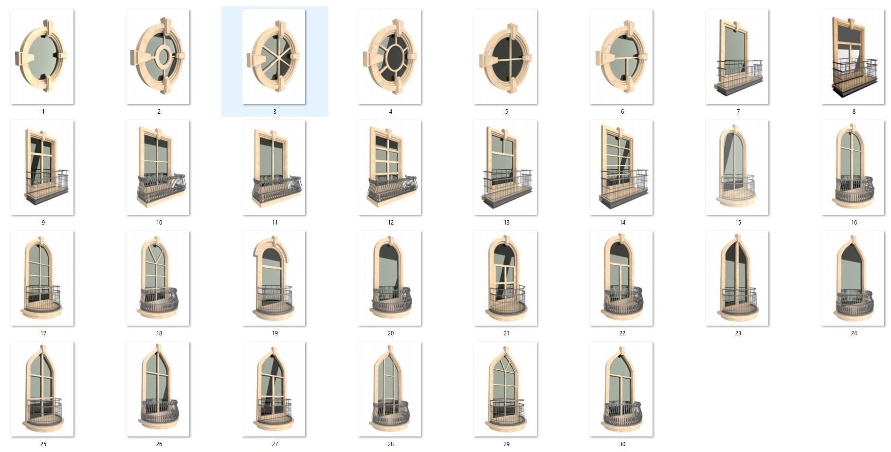 Windows Collections 2 3D model | CGTrader