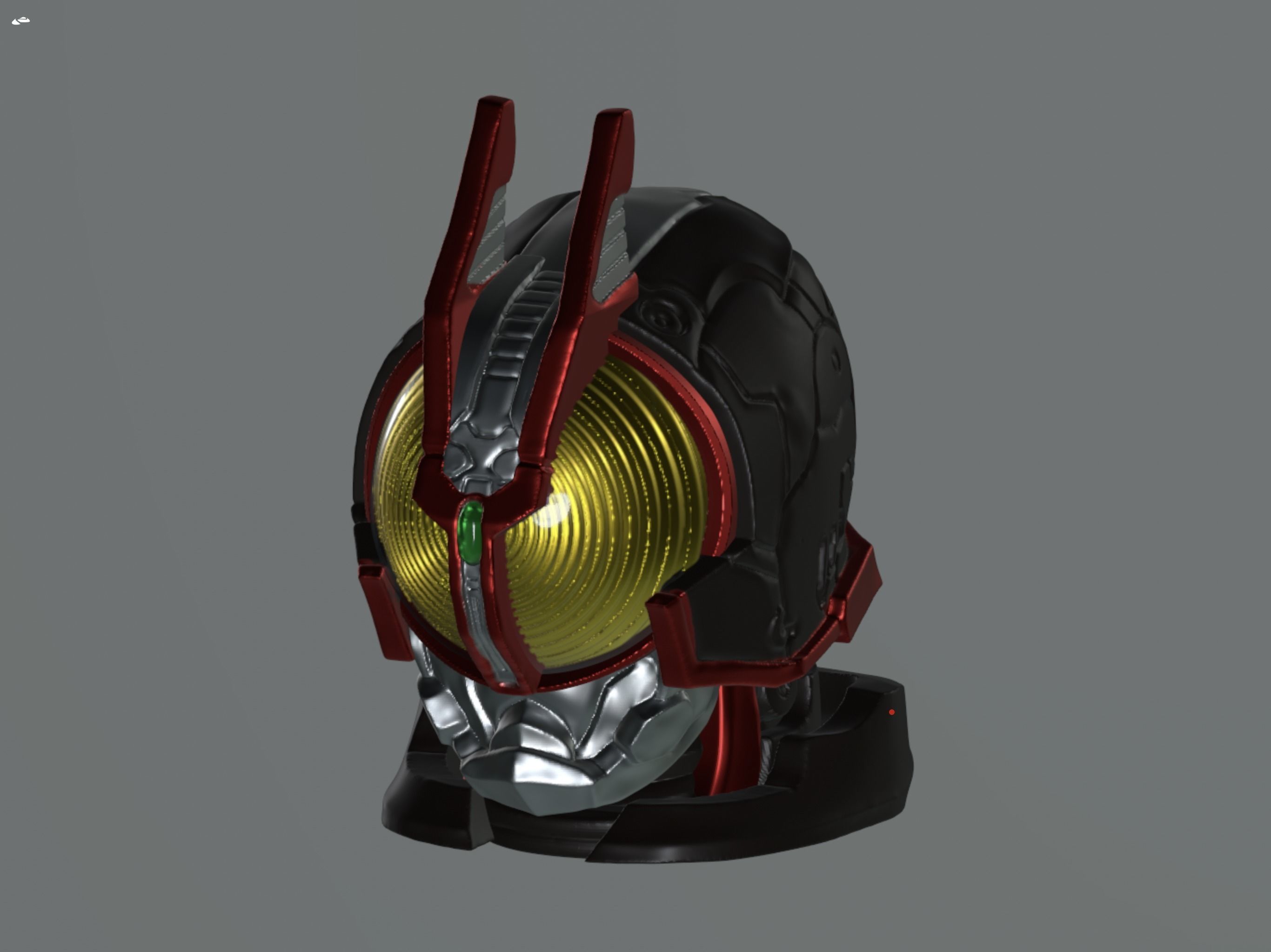 Sic Kamen Rider Faiz helmet 3D model | CGTrader