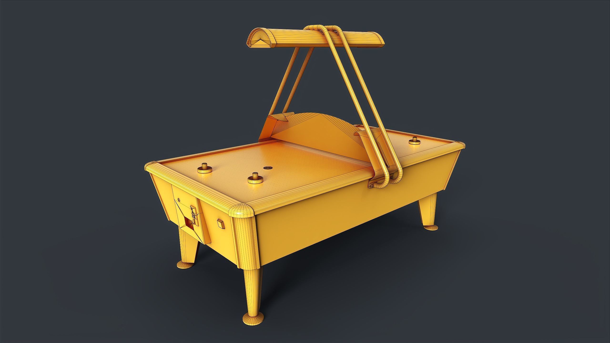3D model Air Hockey Table 1 PBR Game Ready VR / AR / low-poly | CGTrader