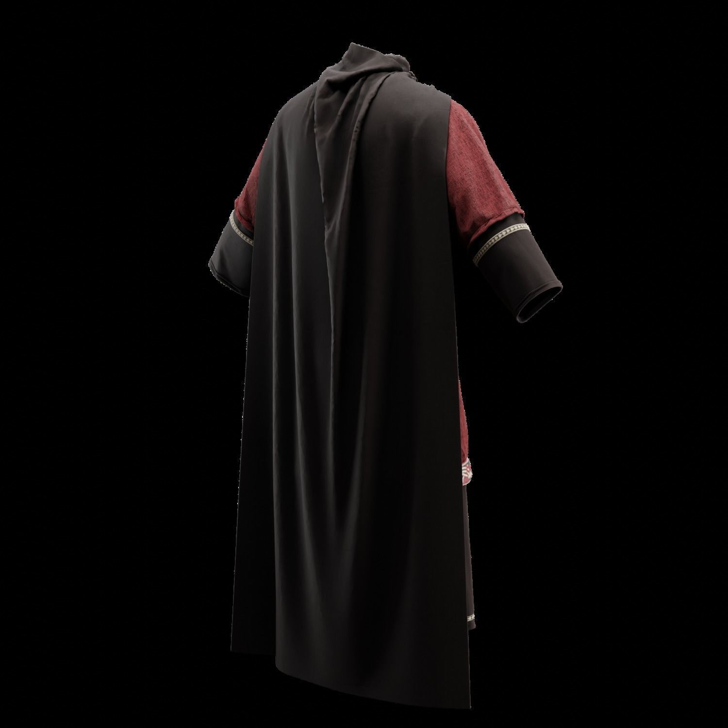 Tunic and Cloak 3D model | CGTrader
