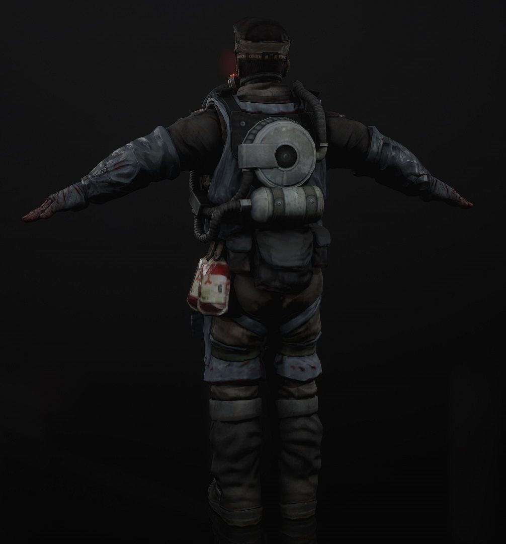 Zombie soldier 2 3D model | CGTrader