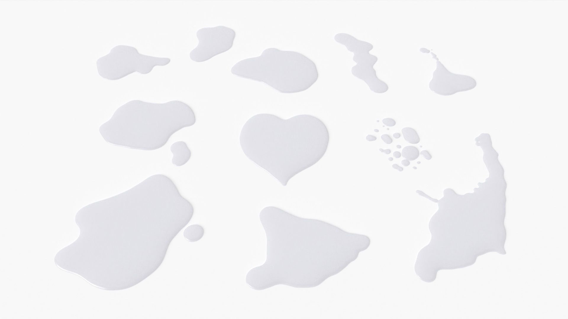 Water Puddles Collection 2 3D model | CGTrader