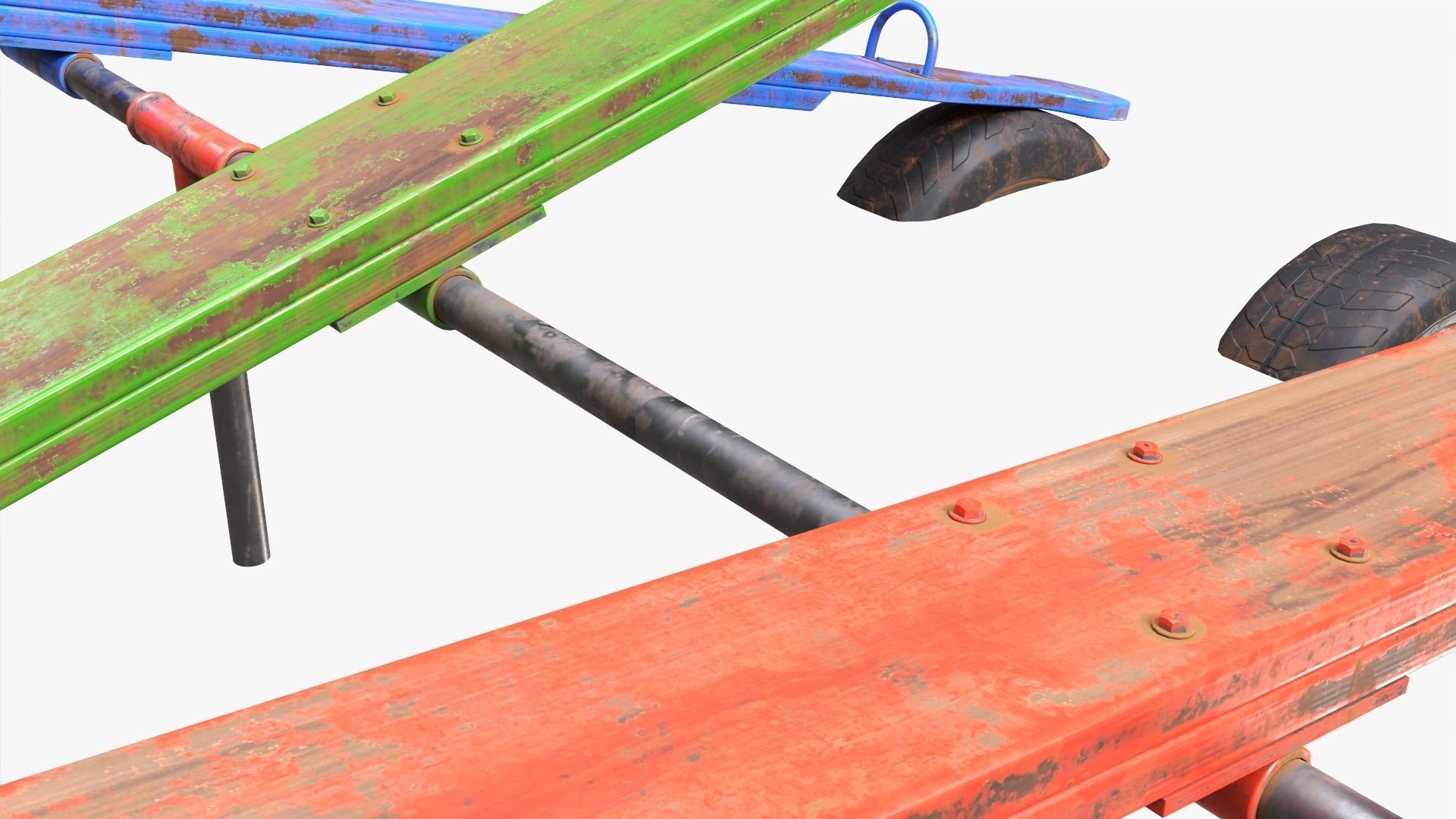 Teeter totters 02 3D model | CGTrader