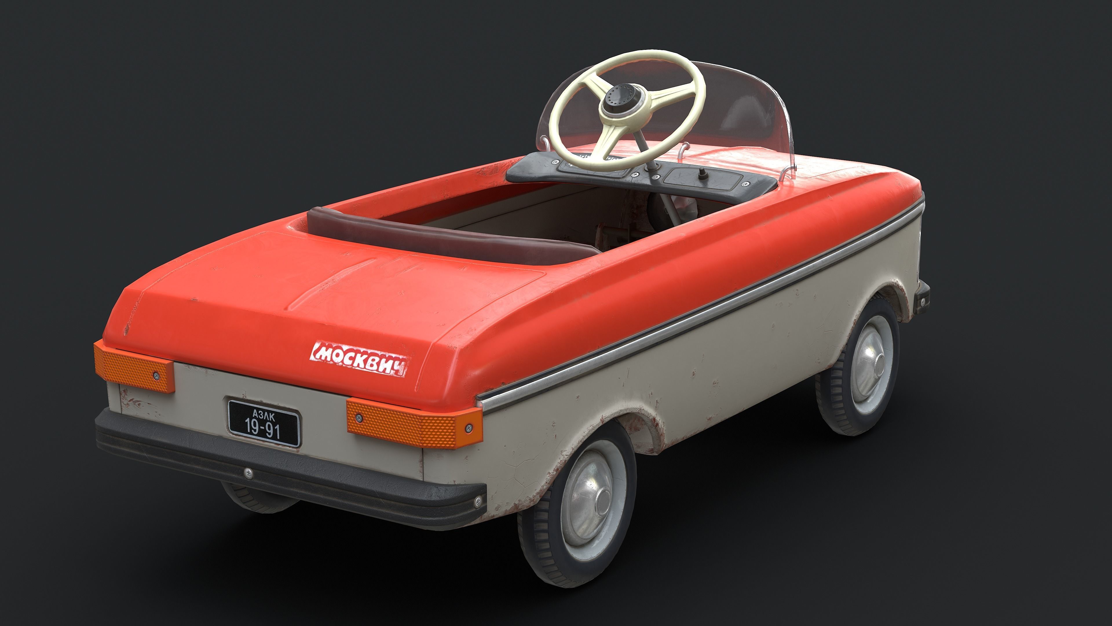 3D model Moskvich 3 series VR / AR / low-poly | CGTrader