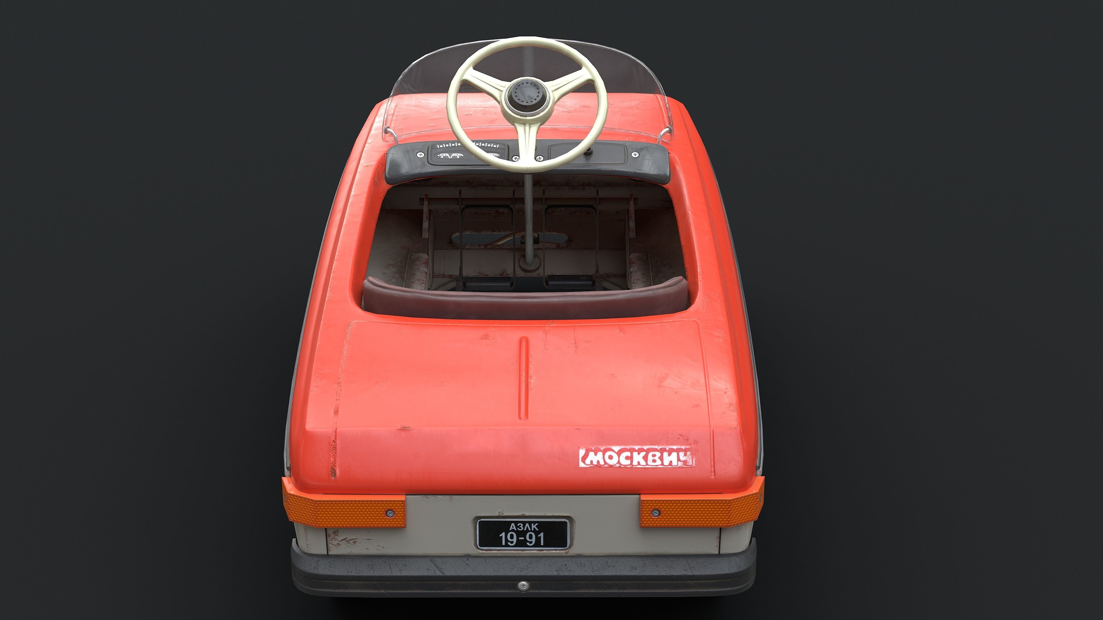3D model Moskvich 3 series VR / AR / low-poly | CGTrader