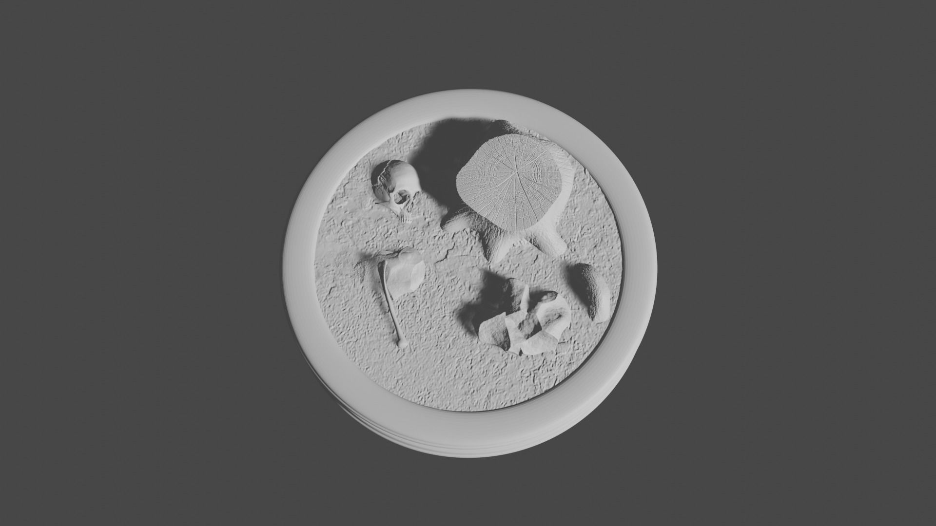 DISPLAY BASE SET 3D model | CGTrader