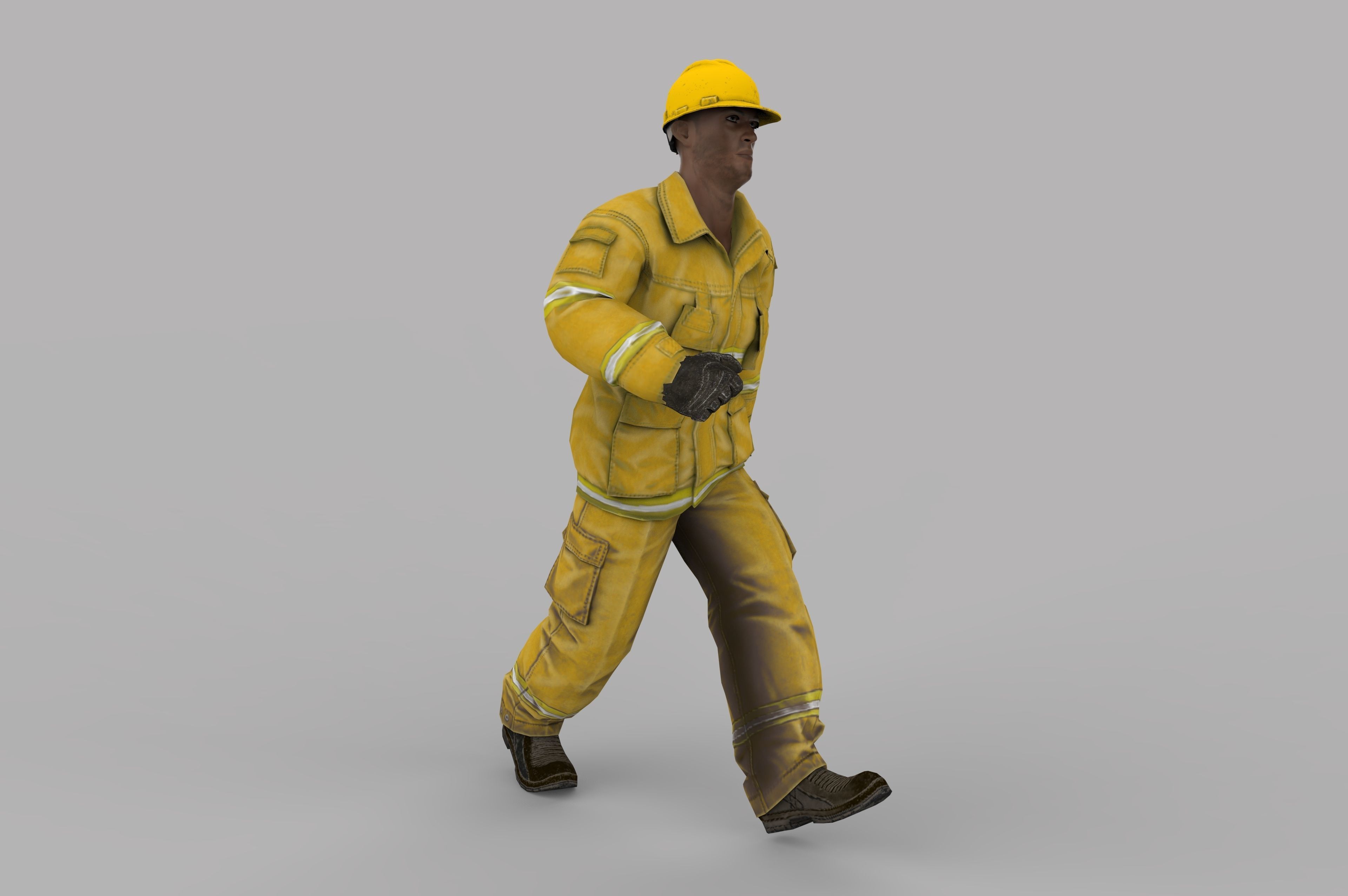 3D model Construction worker model male VR / AR / low-poly | CGTrader