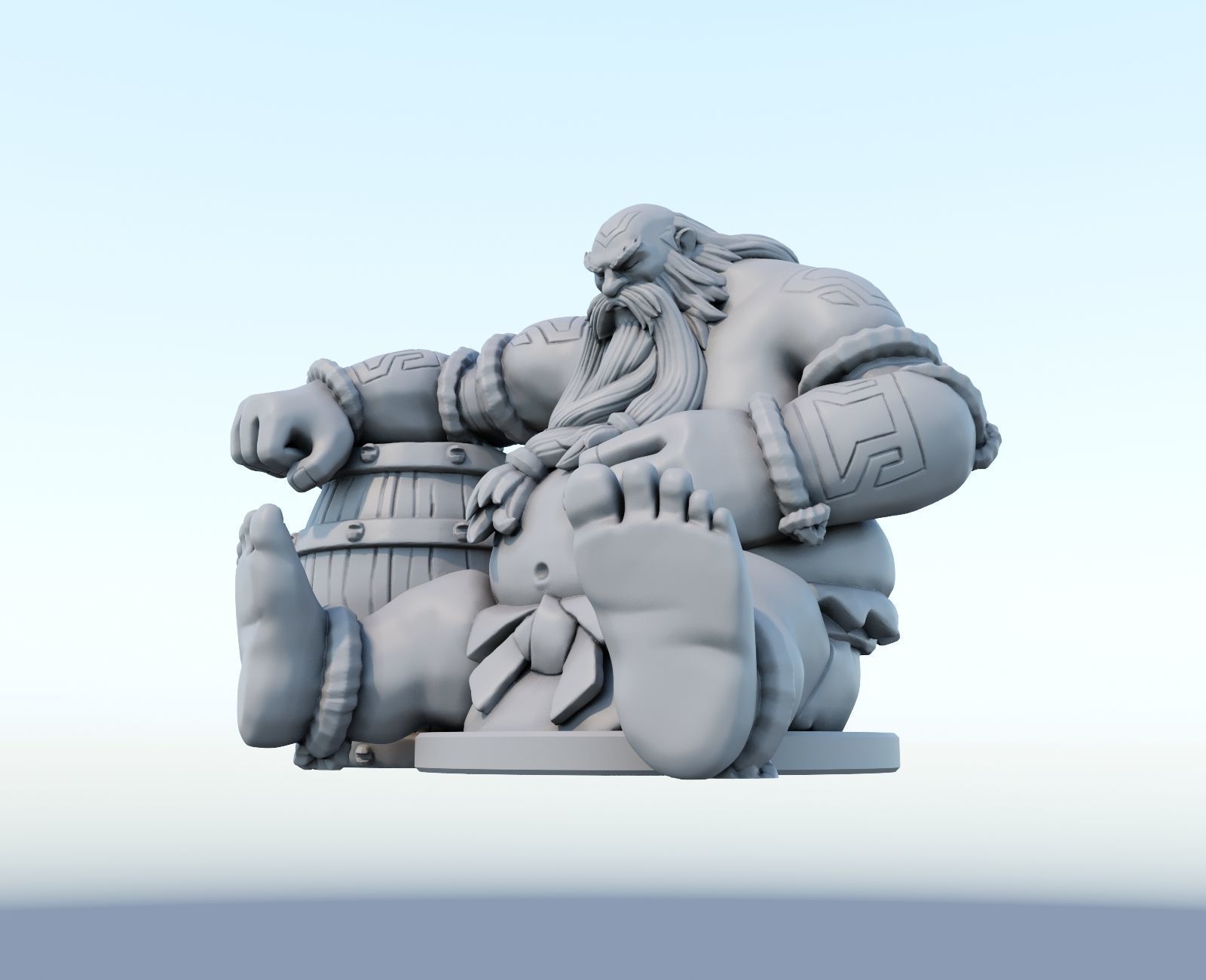 gragas League of Legends 3D print model 3D model 3D printable | CGTrader