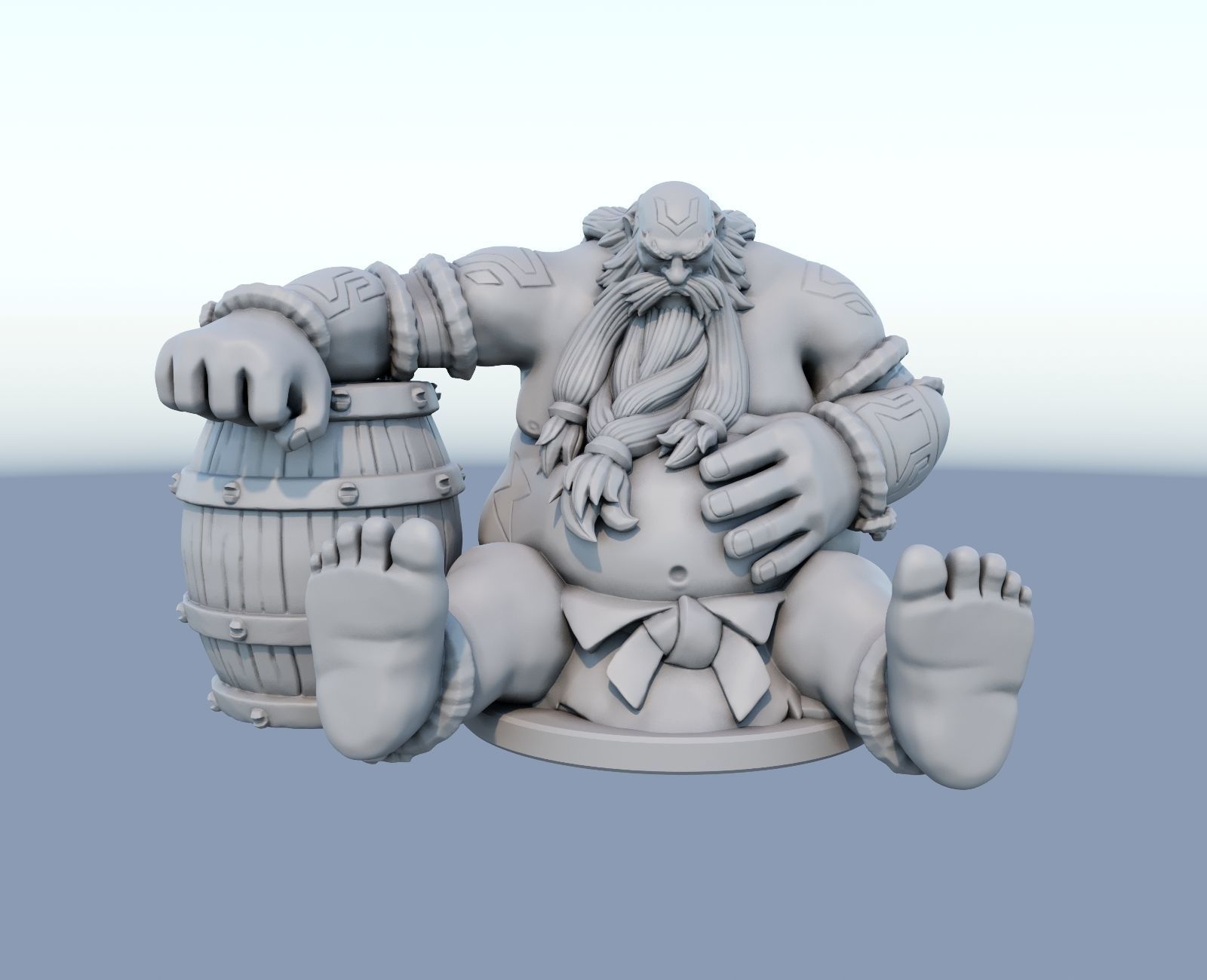 gragas League of Legends 3D print model 3D model 3D printable | CGTrader