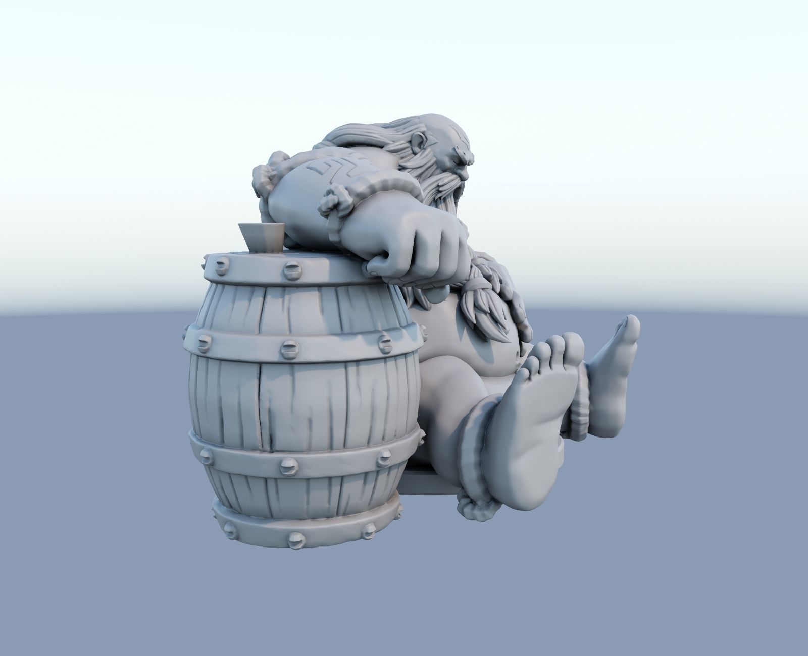 gragas League of Legends 3D print model 3D model 3D printable | CGTrader