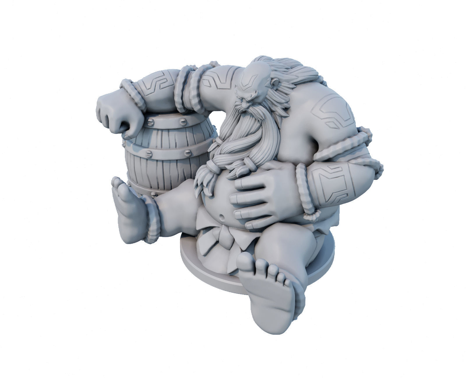 gragas League of Legends 3D print model 3D model 3D printable | CGTrader