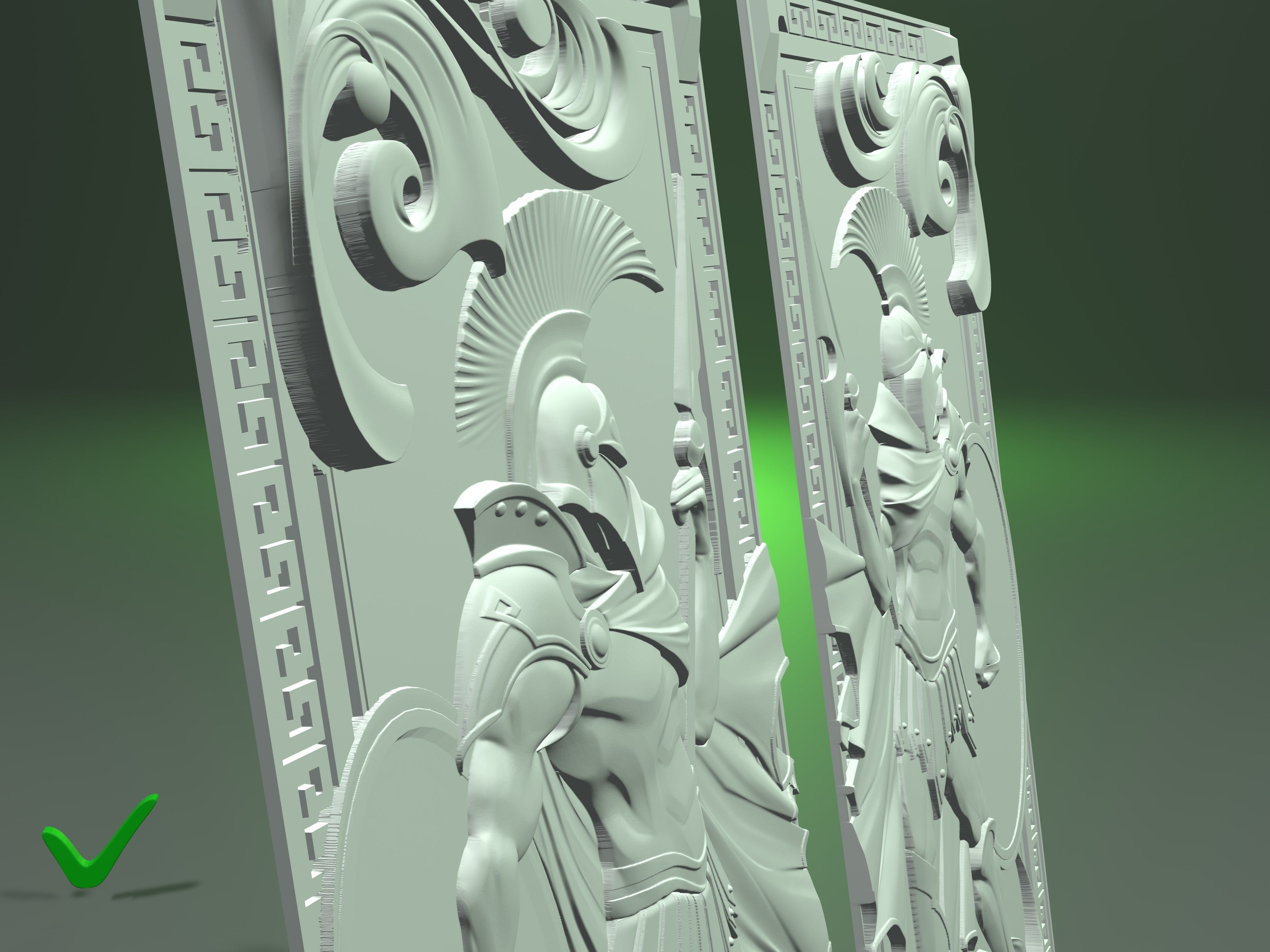 Game backgammon roman for CNC milling or 3D Printing 3D model 3D ...