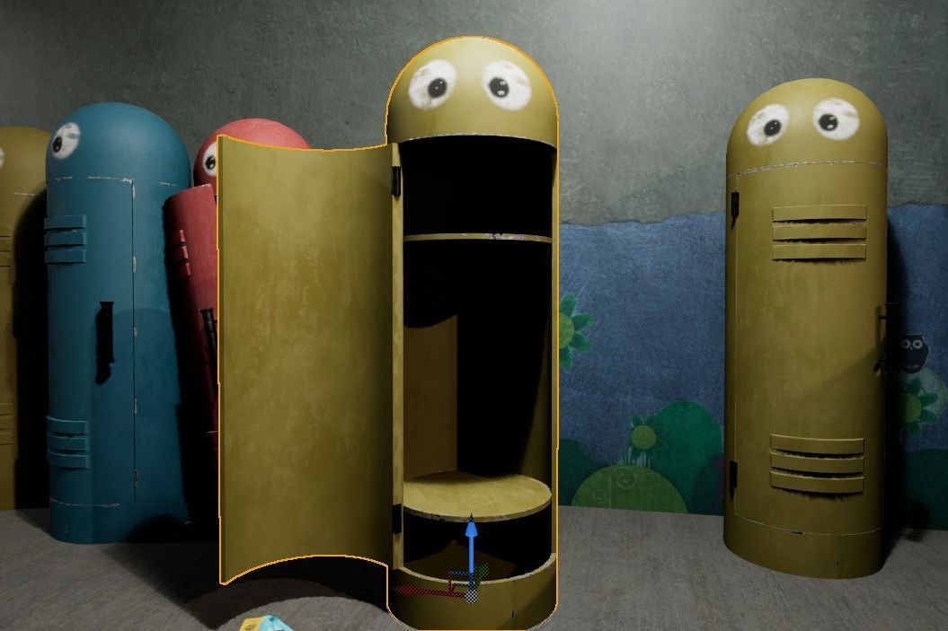3D model Poppy playtime lockers VR / AR / low-poly | CGTrader