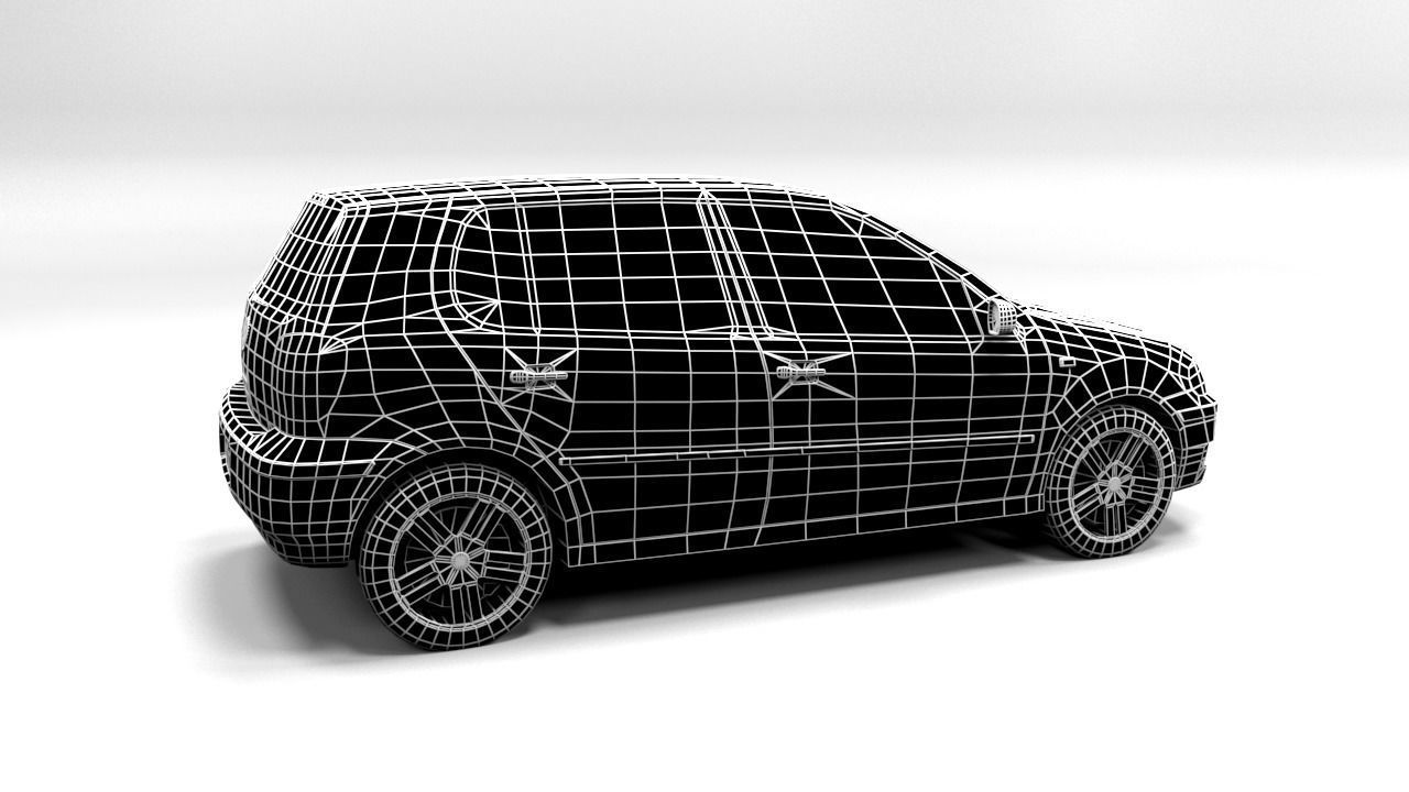 3D model VW POLO 5DOOR LOWPOLY VR / AR / low-poly | CGTrader