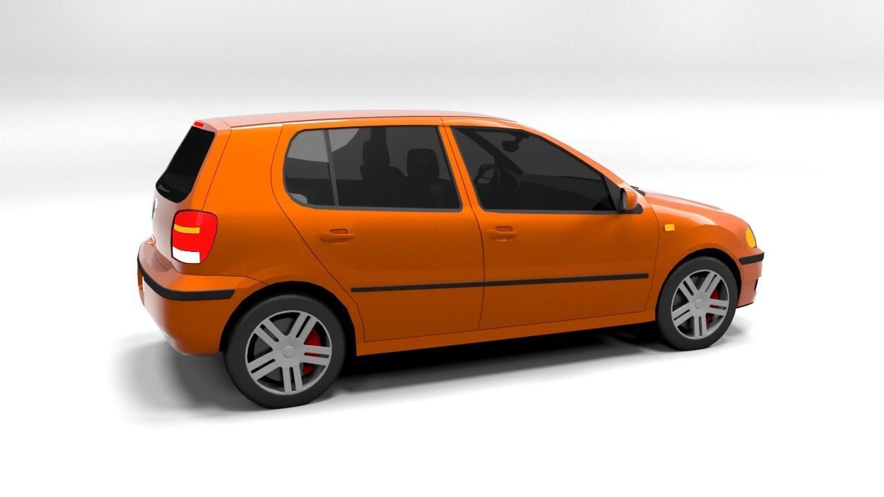 3D model VW POLO 5DOOR LOWPOLY VR / AR / low-poly | CGTrader
