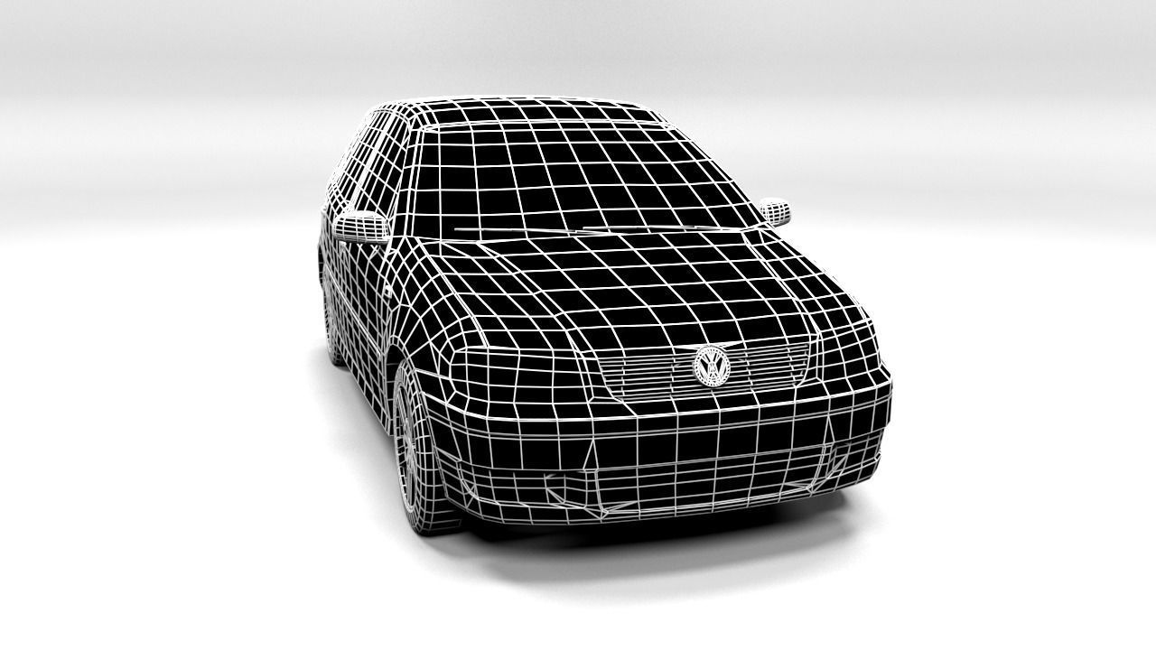 3D model VW POLO 5DOOR LOWPOLY VR / AR / low-poly | CGTrader