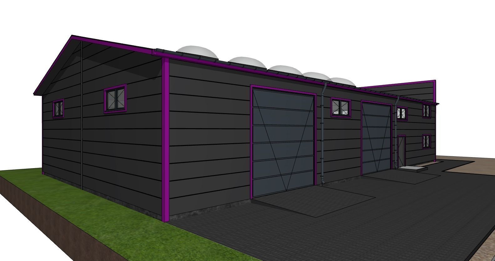 modern warehouse model 3D model | CGTrader