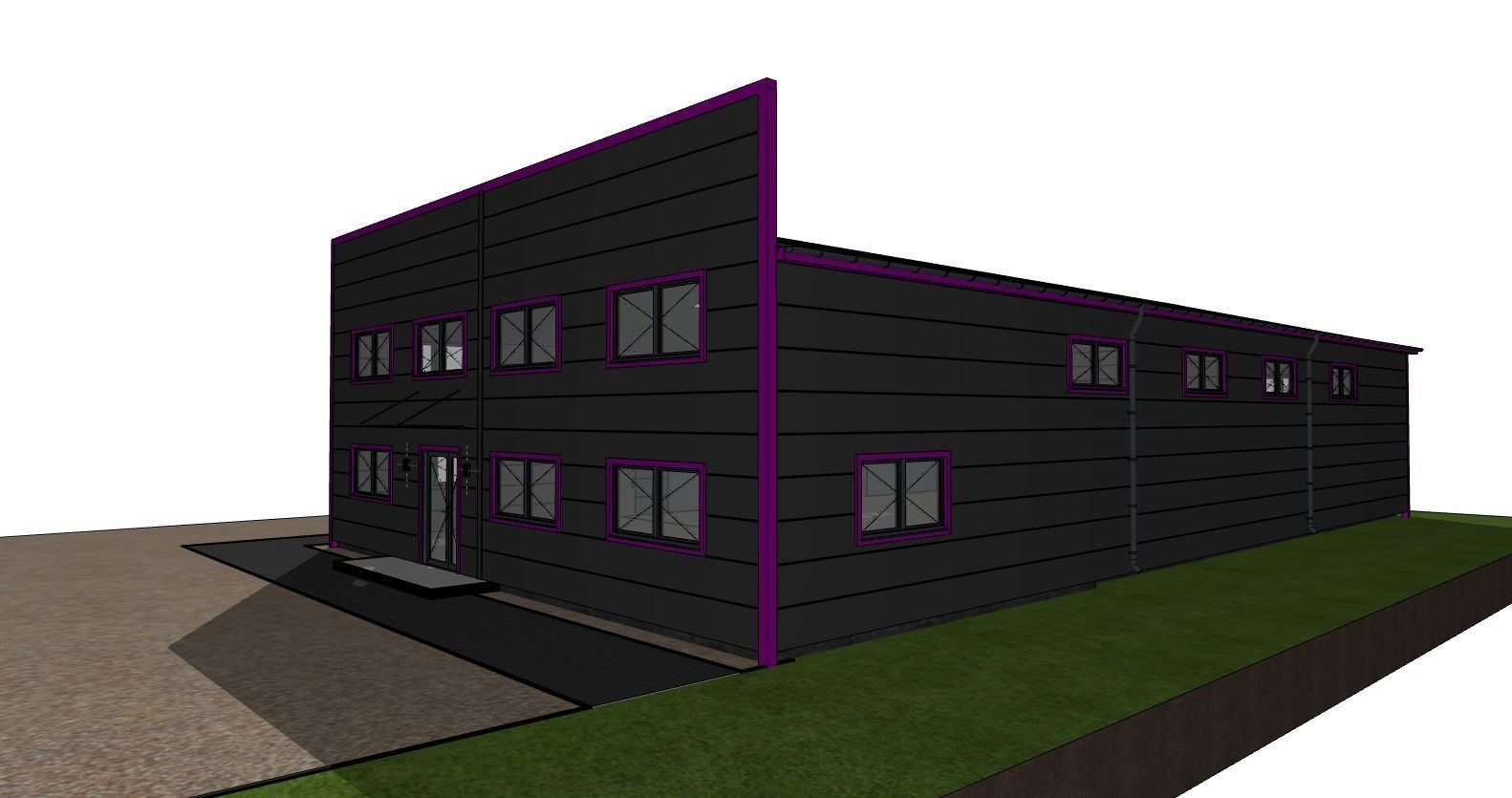 modern warehouse model 3D model | CGTrader