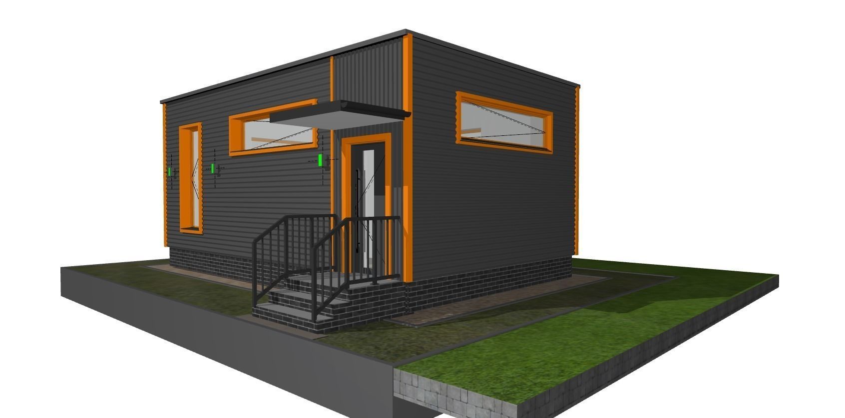 container building 3D model | CGTrader