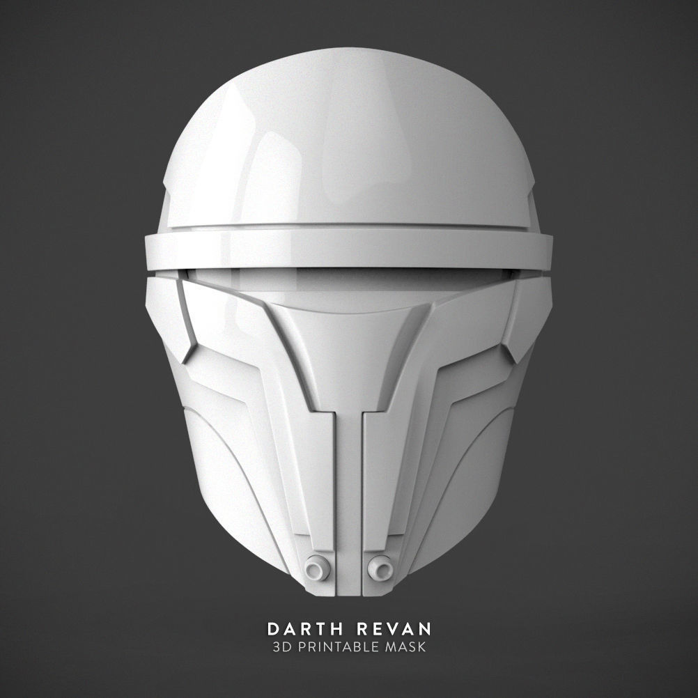 Darth Revan Mask 3D model 3D printable | CGTrader