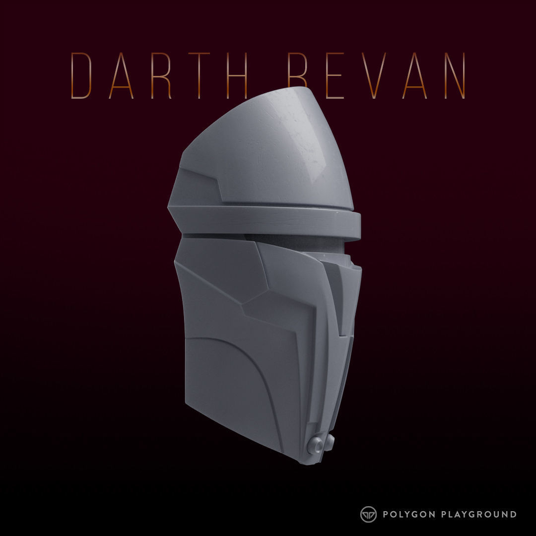 Darth Revan Mask 3D model 3D printable | CGTrader