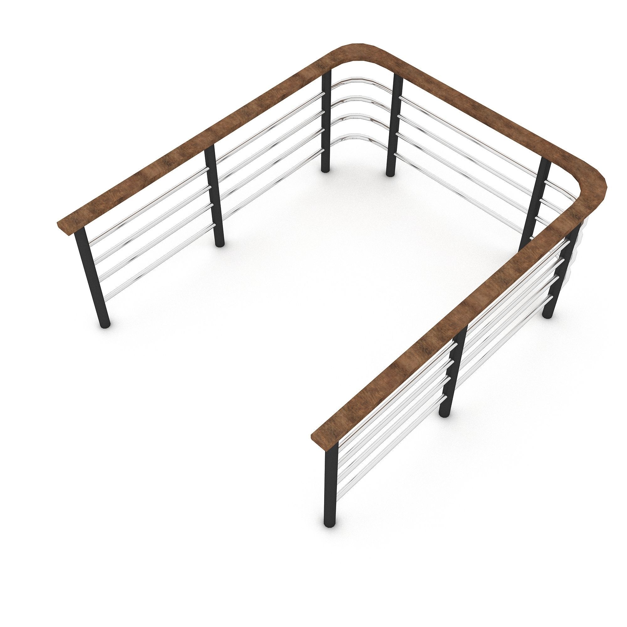 3D model 3D railing 05 VR / AR / low-poly | CGTrader