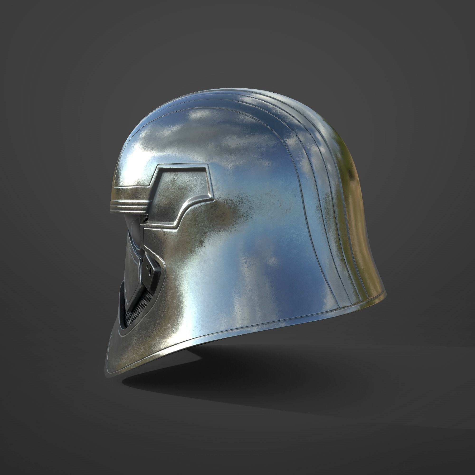 Captain Phasma Helmet STAR WARS 3D model 3D printable | CGTrader