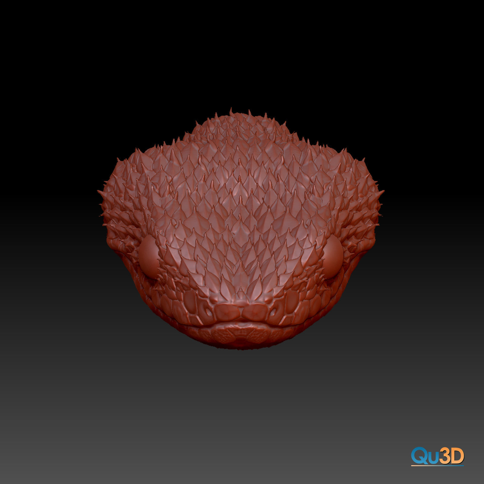 Atheris-bush viper-High-end 3D print model highpoly V2 3D model 3D ...