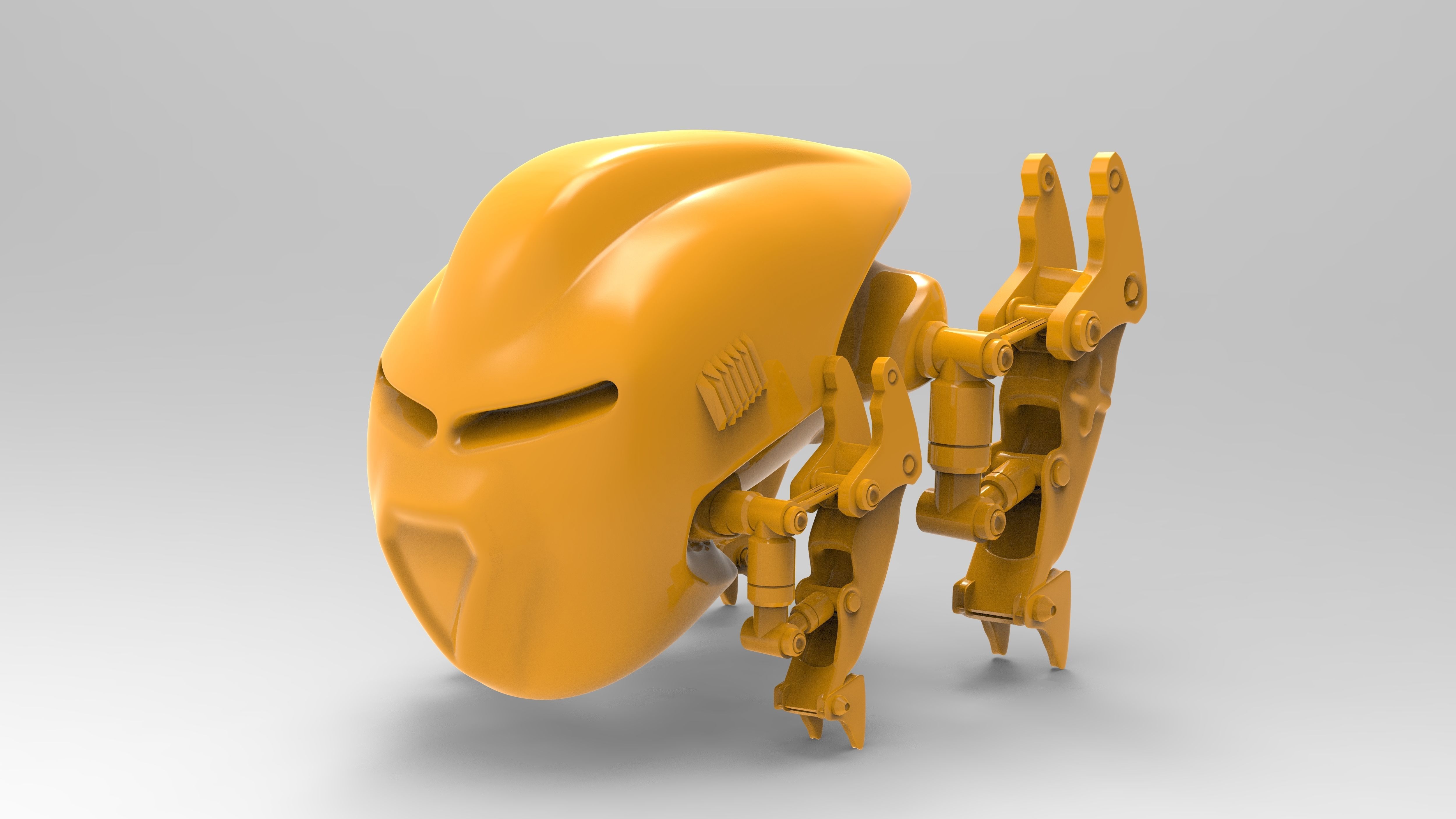 Locust Robothelmets Series Sci Fi 3D model 3D printable | CGTrader