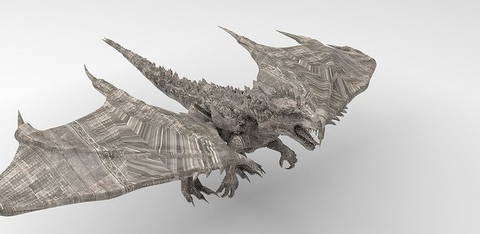 Dragon lizard Viking Dinosaur 3 3D model | CGTrader