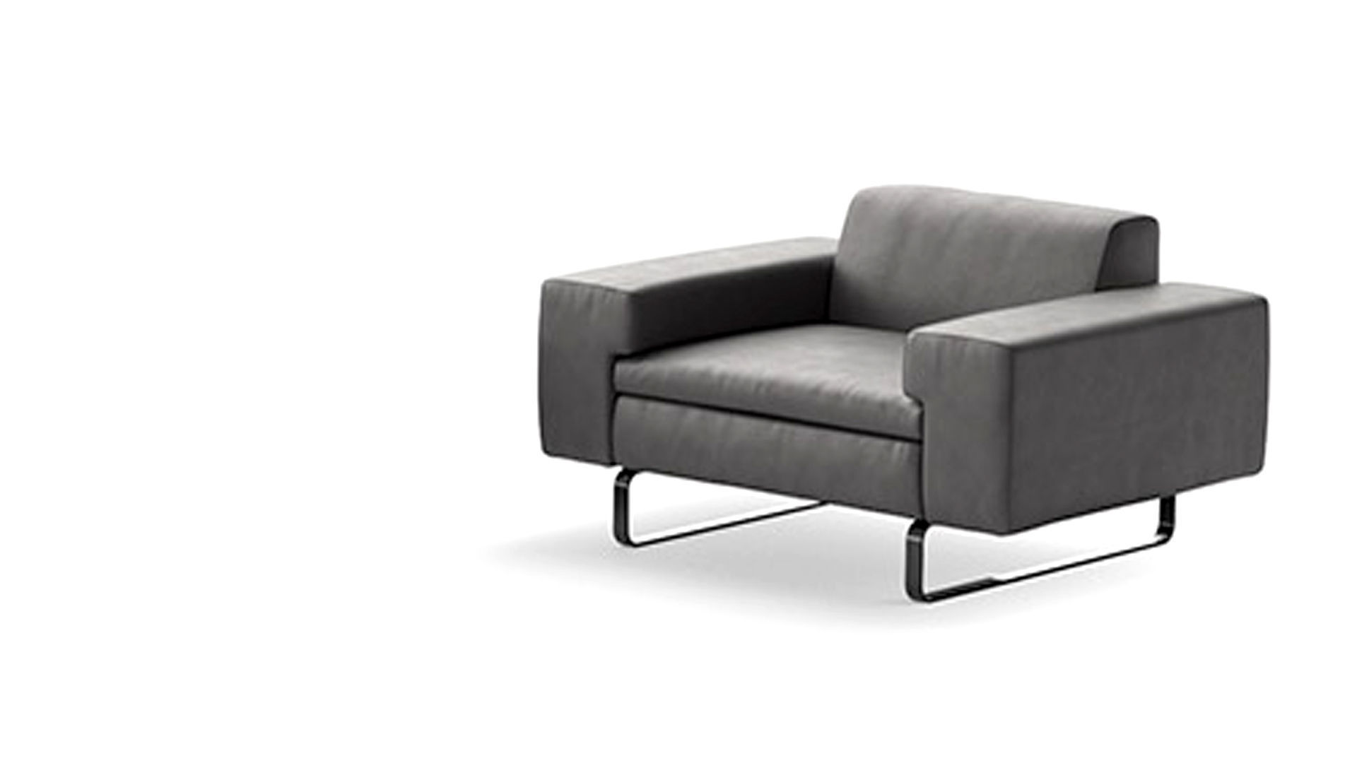 Softish Black Sofa Arm 3D model | CGTrader