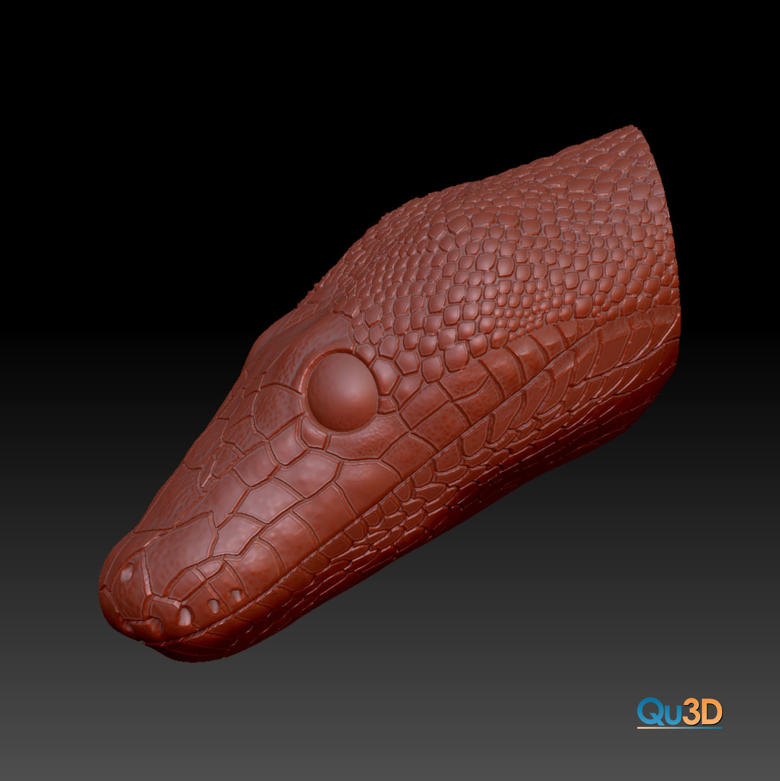 Malayopython reticulatus-High-end 3D print model highpoly 3D model 3D ...