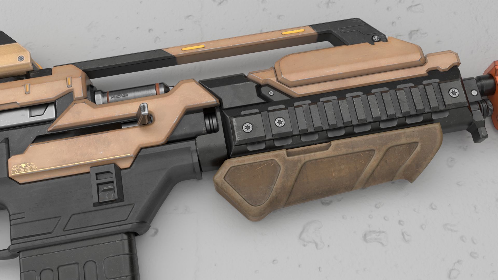 3D model Sci Fi Assault Rifle Game Ready VR / AR / low-poly | CGTrader