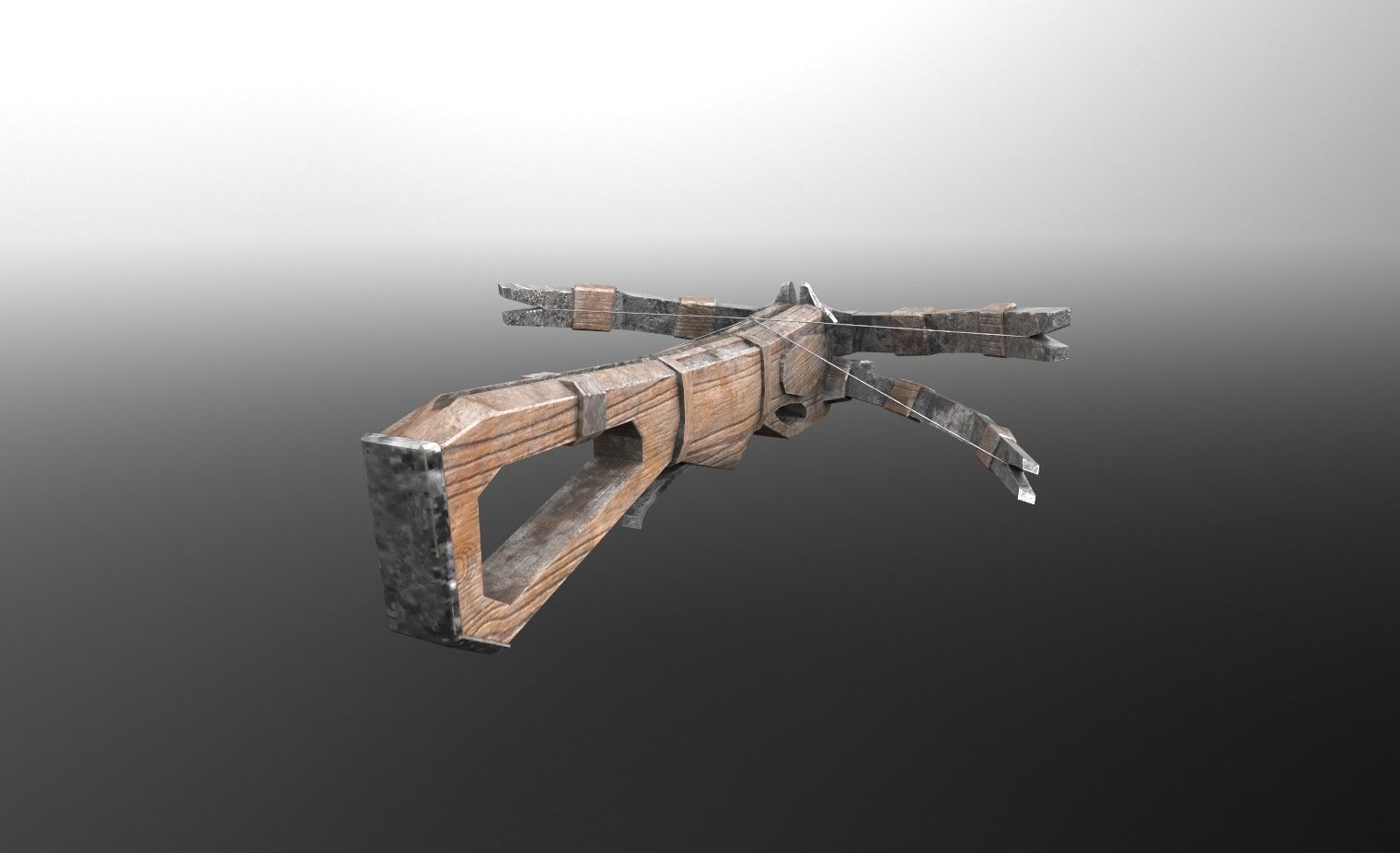 3D model Game-ready crossbow wooden weapon VR / AR / low-poly | CGTrader