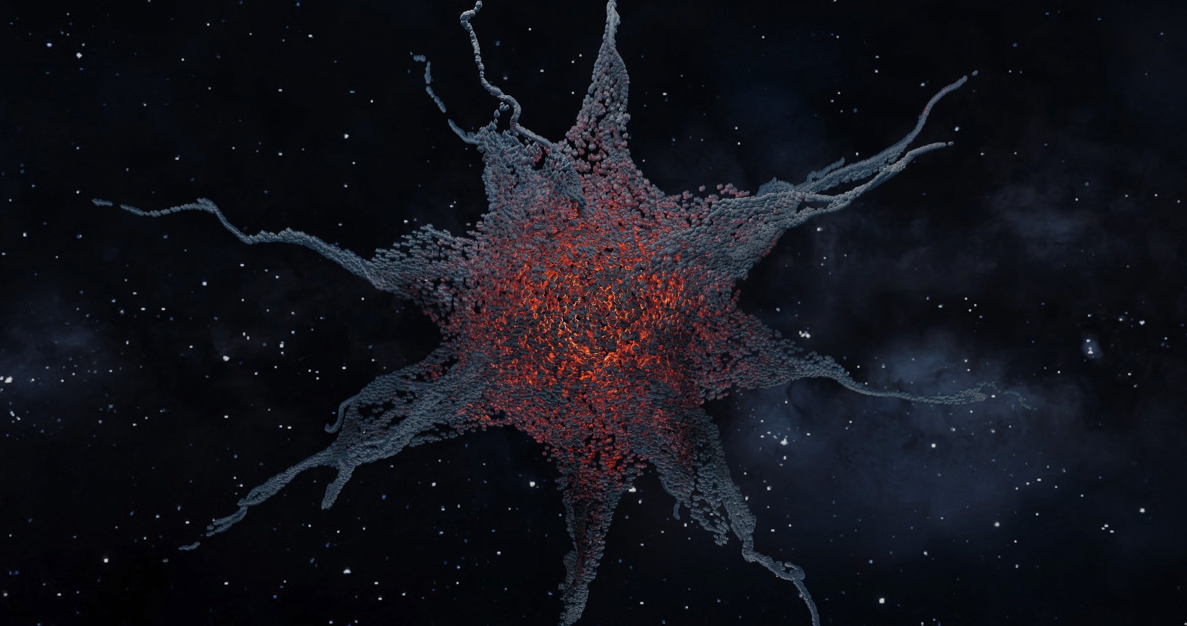 sifi space creature 3D model animated | CGTrader