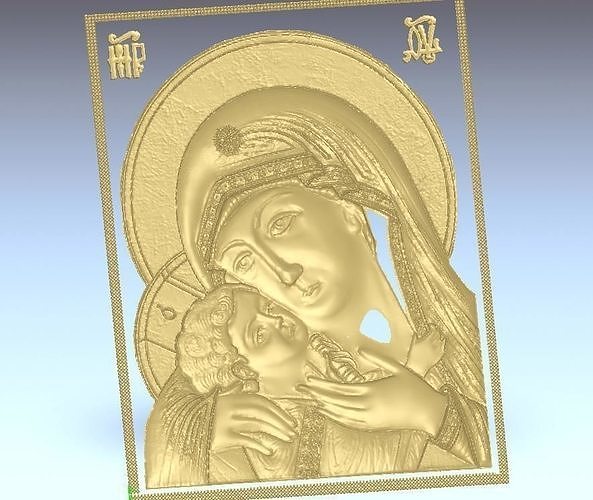 Mother Mary free 3D model | CGTrader