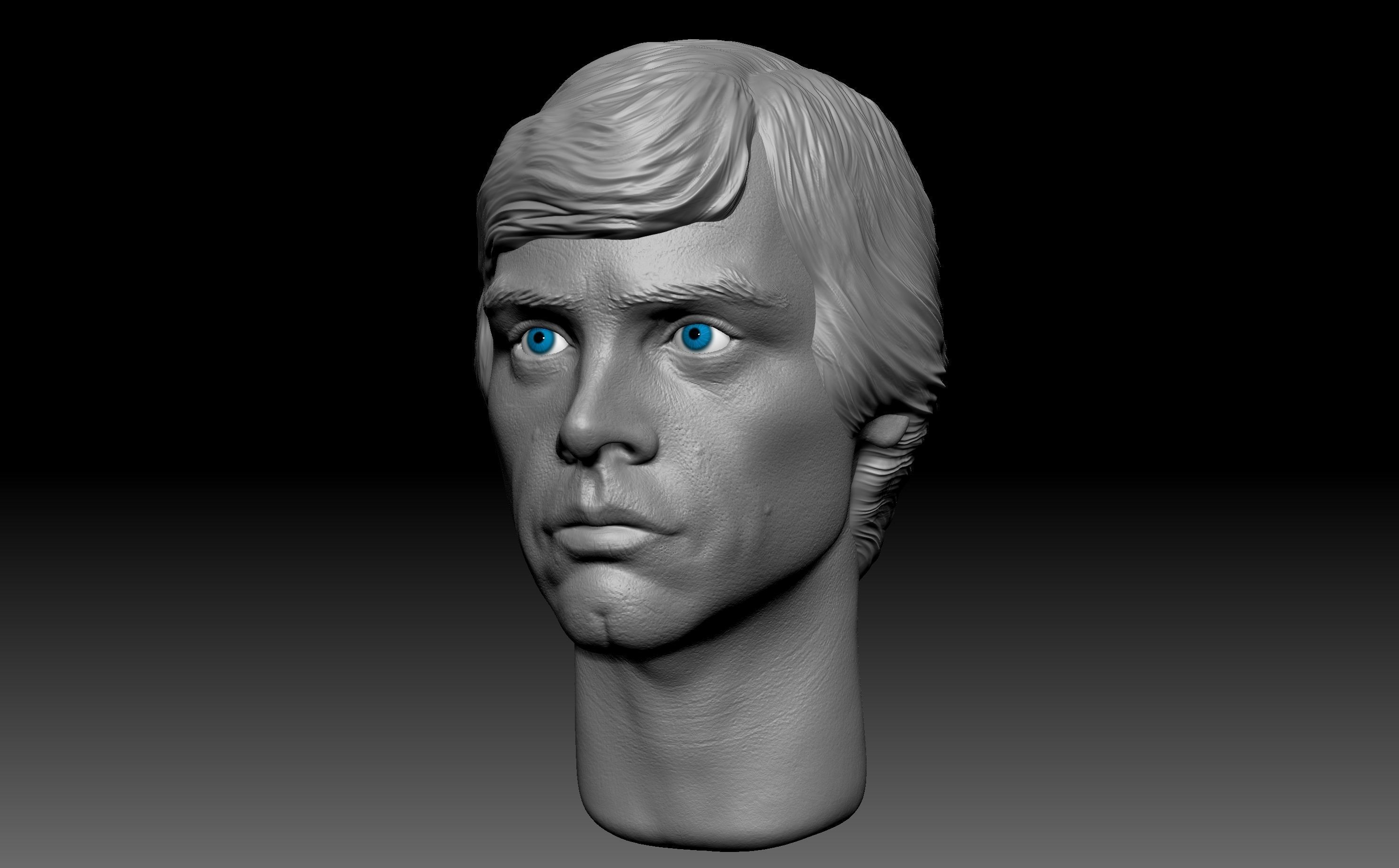 Luke Skywalker - Mark Hamill HeadSculpt 3D print model 3D model 3D ...
