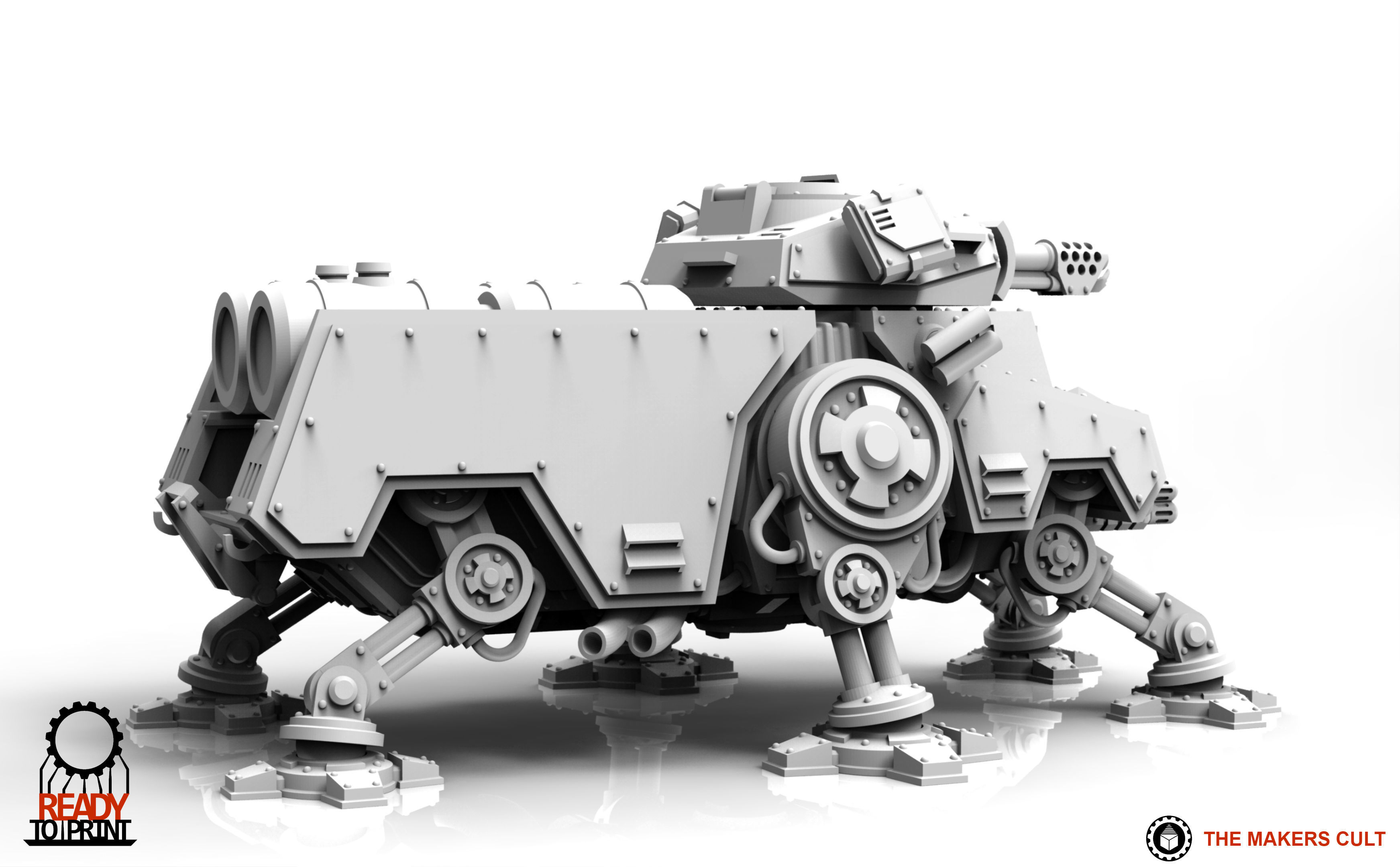 Valour Korps - Transport Walker 3D model 3D printable | CGTrader
