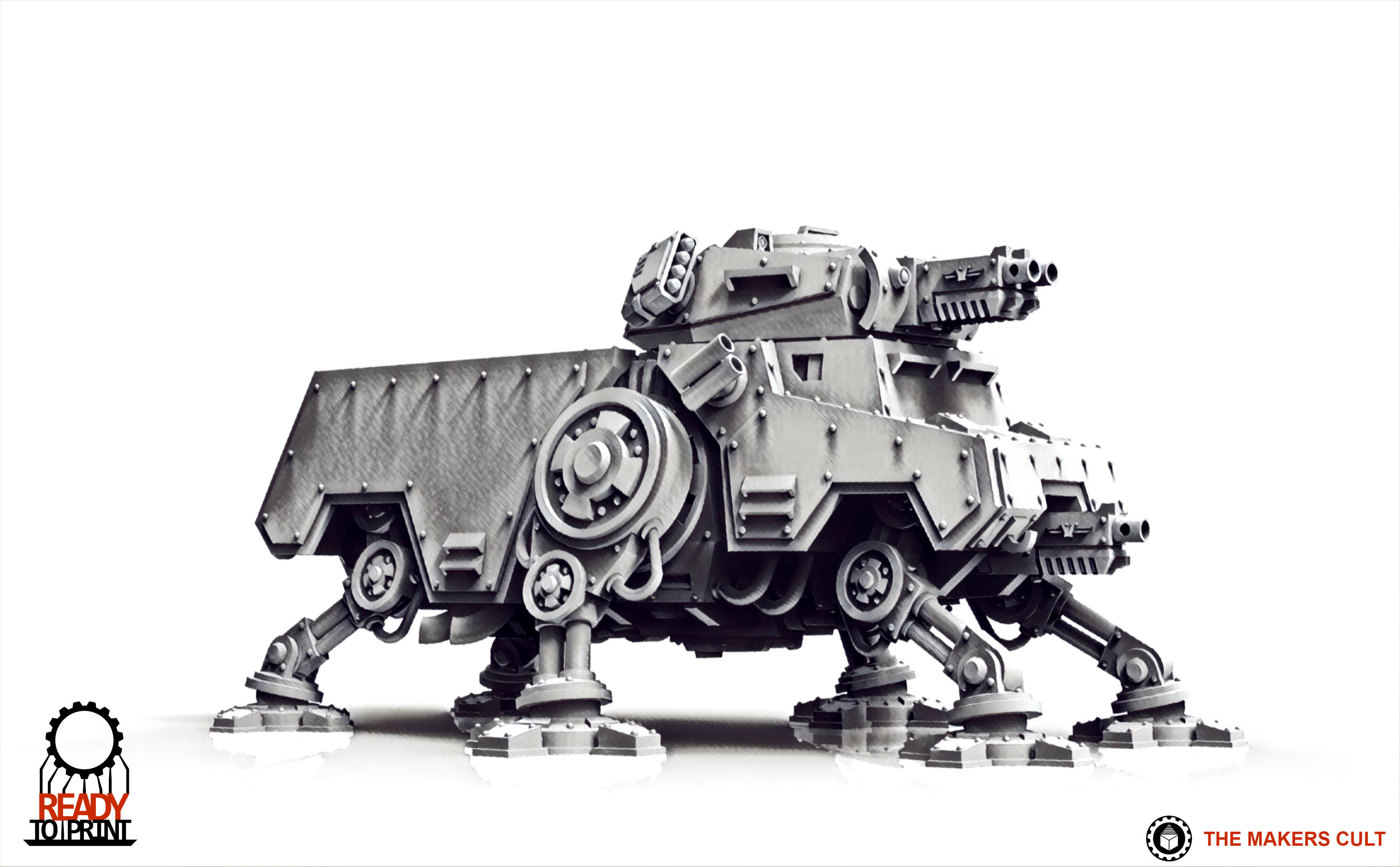 Valour Korps - Transport Walker 3D model 3D printable | CGTrader