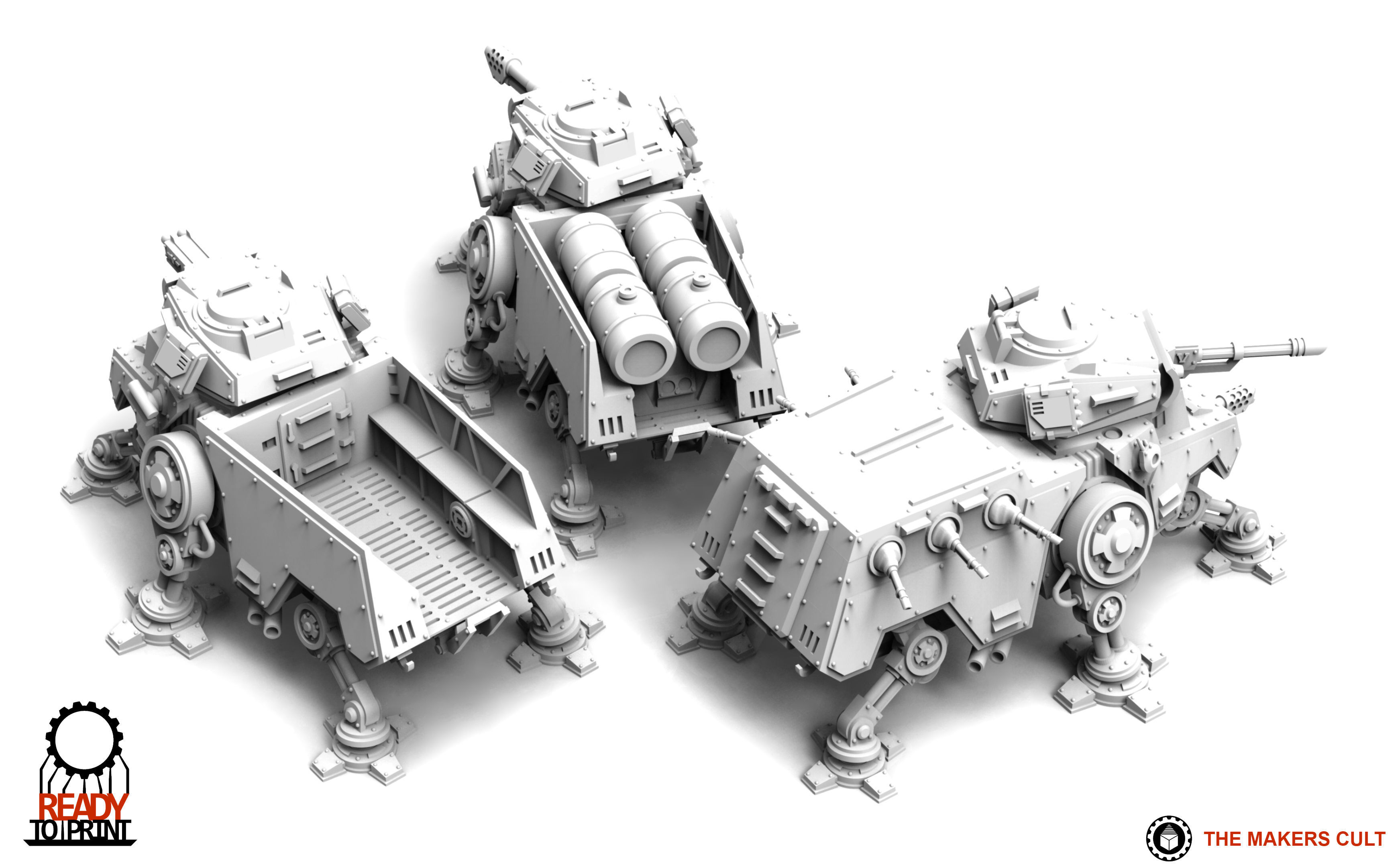 Valour Korps - Transport Walker 3D model 3D printable | CGTrader