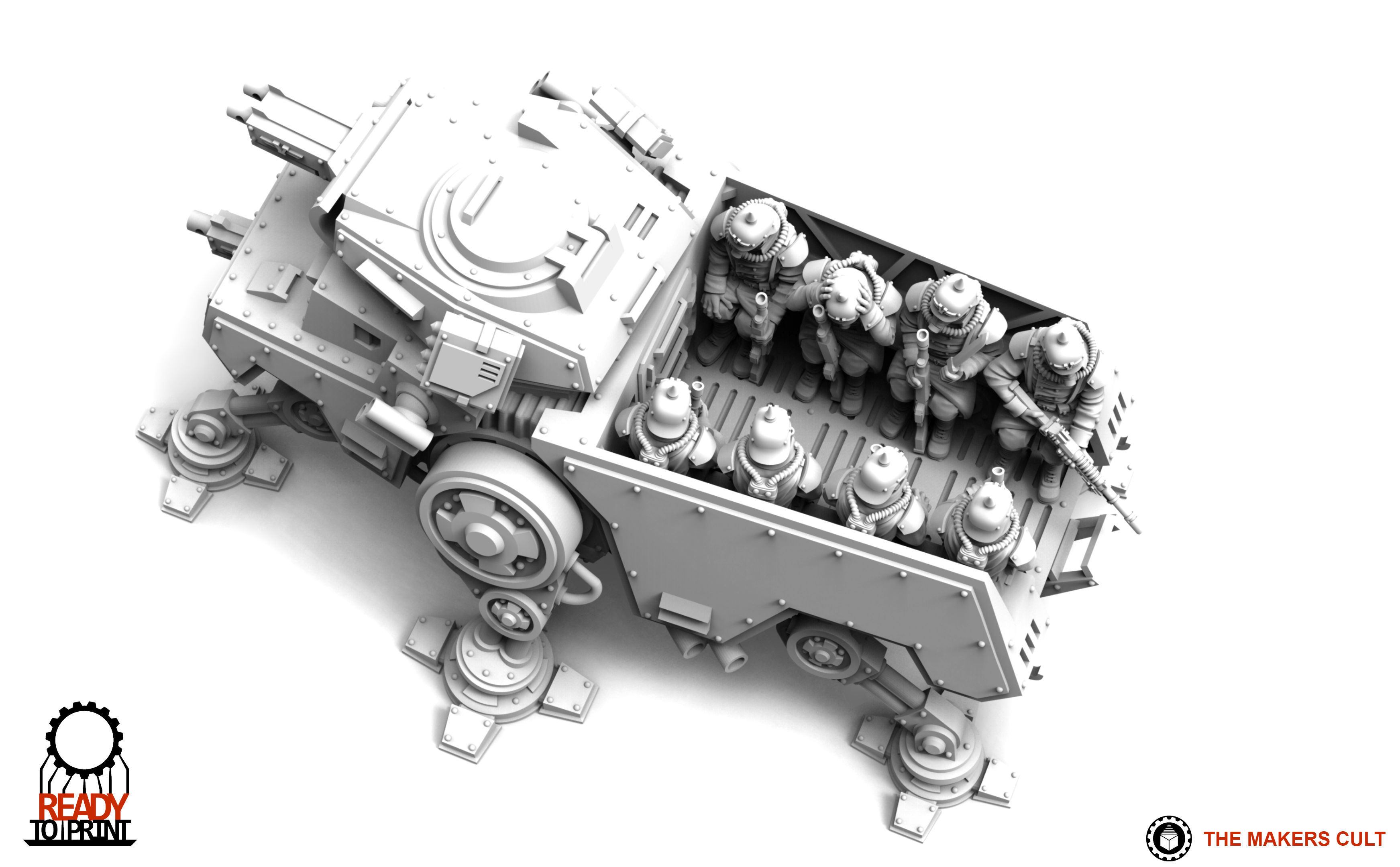 Valour Korps - Transport Infantry 3D model 3D printable | CGTrader
