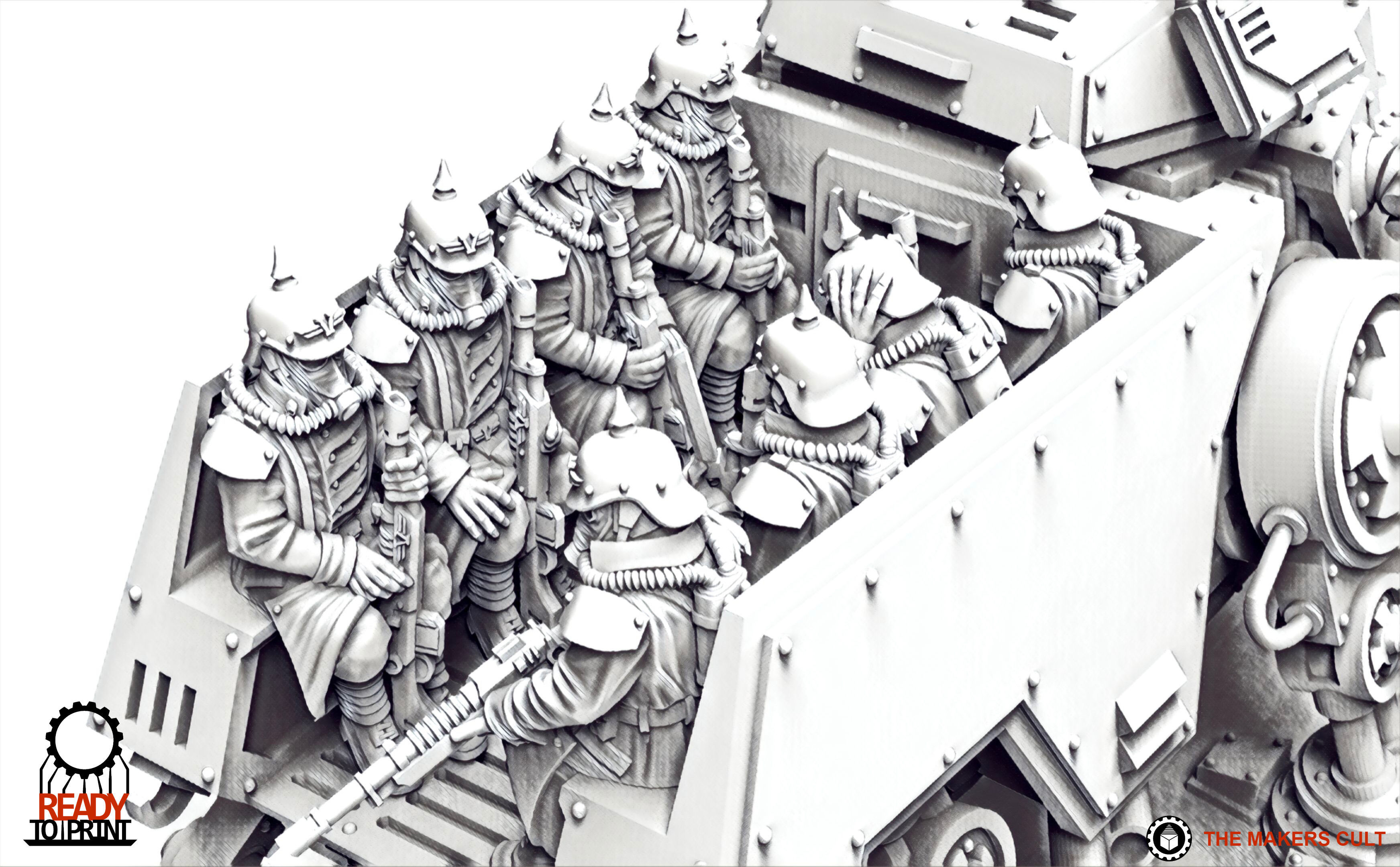 Valour Korps - Transport Infantry 3D model 3D printable | CGTrader