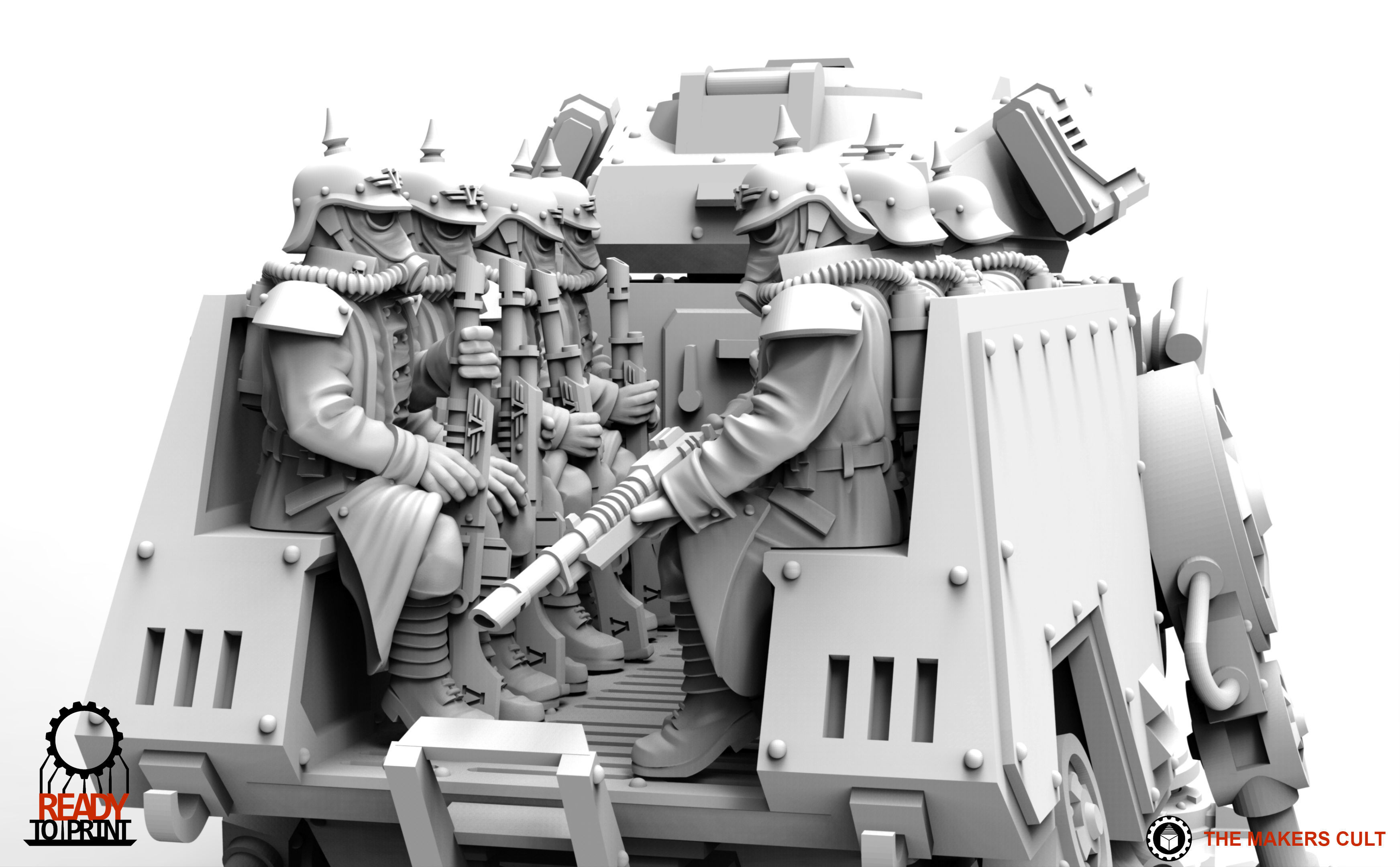 Valour Korps - Transport Infantry 3D model 3D printable | CGTrader