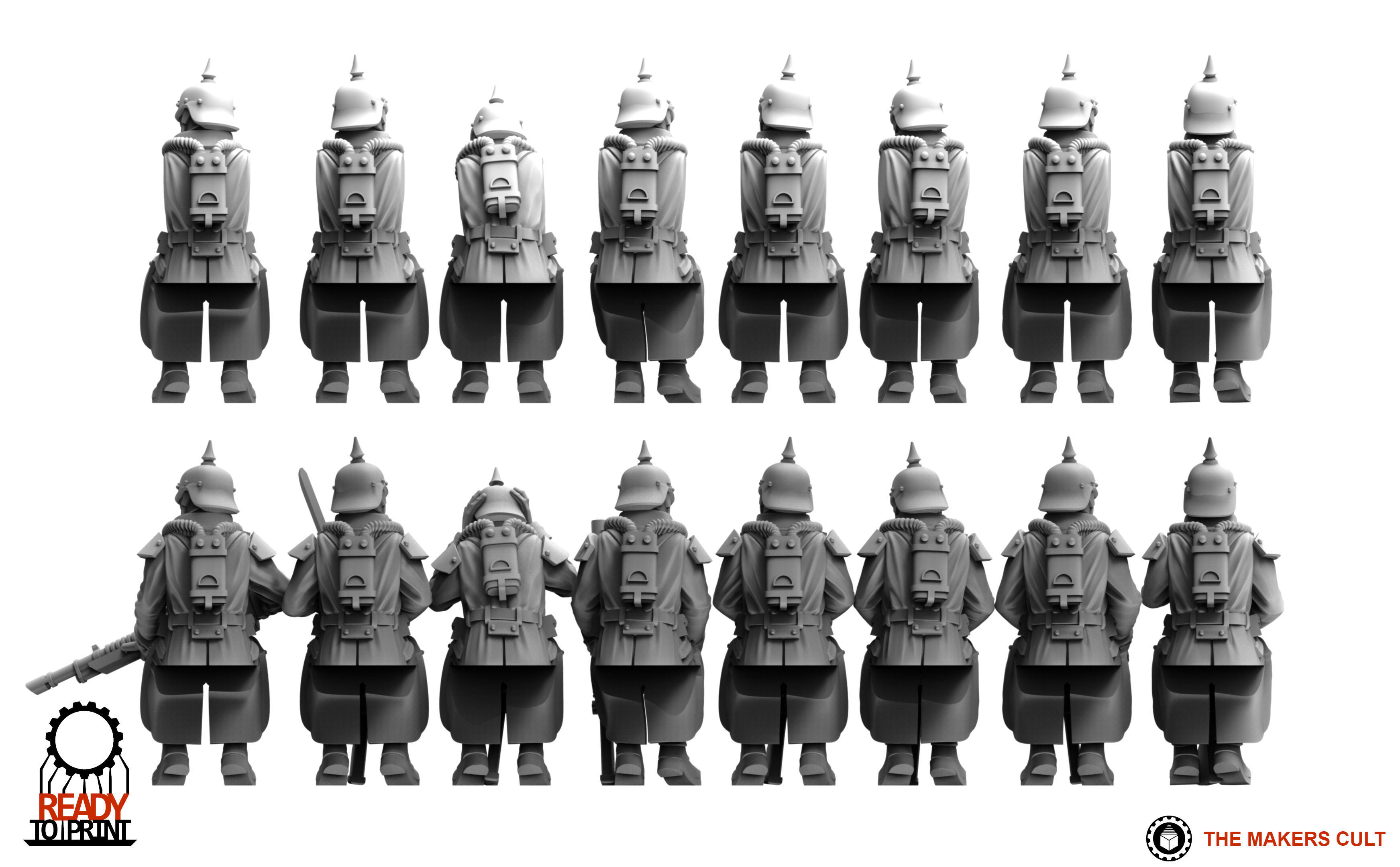 Valour Korps - Transport Infantry 3D model 3D printable | CGTrader