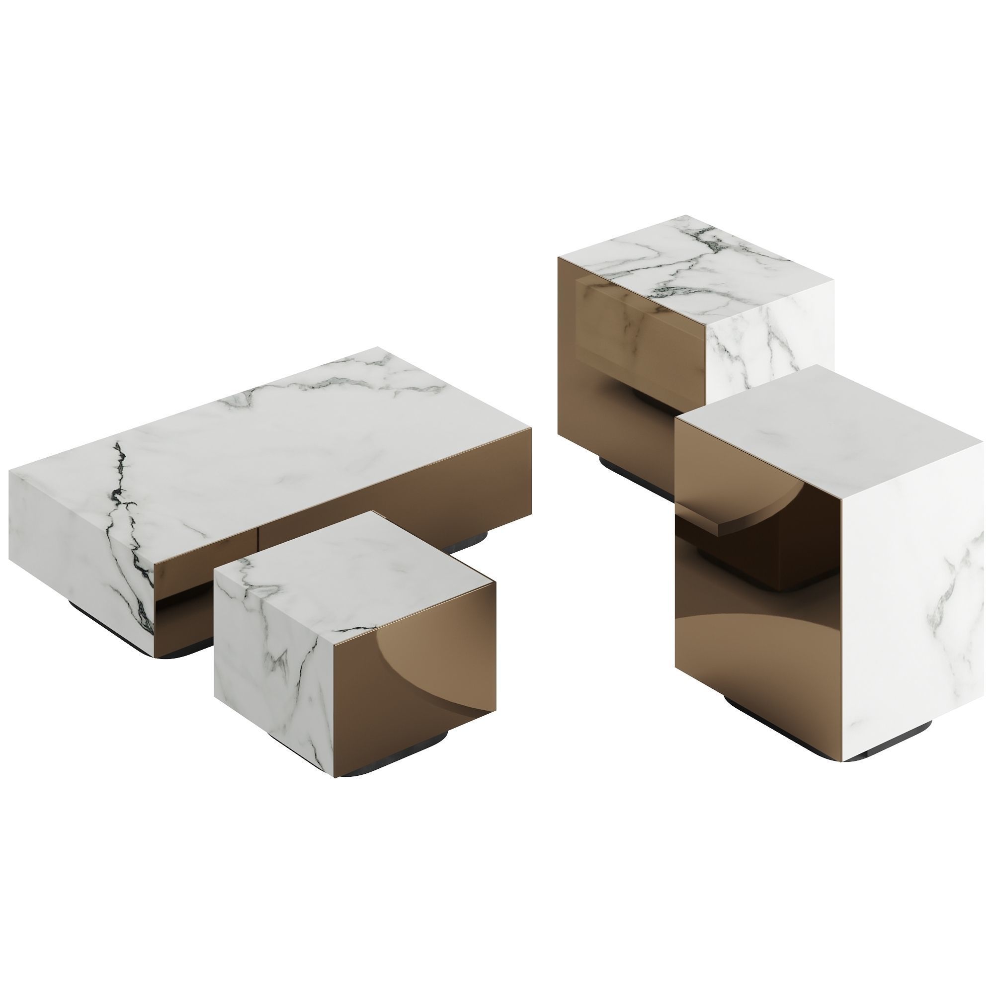 3D model Fendi Prisme Calacatta Marble VR / AR / low-poly | CGTrader