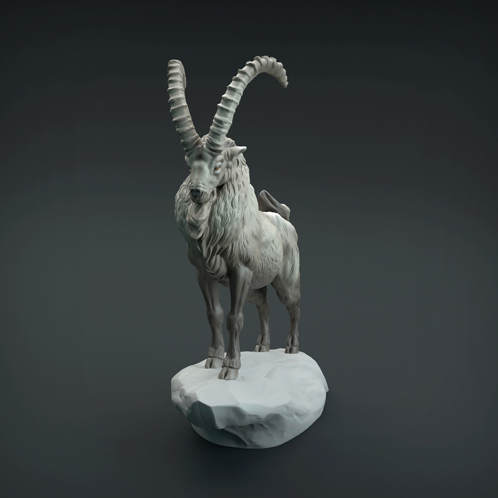 Siberian Ibex for 3D Printing 3D model 3D printable | CGTrader
