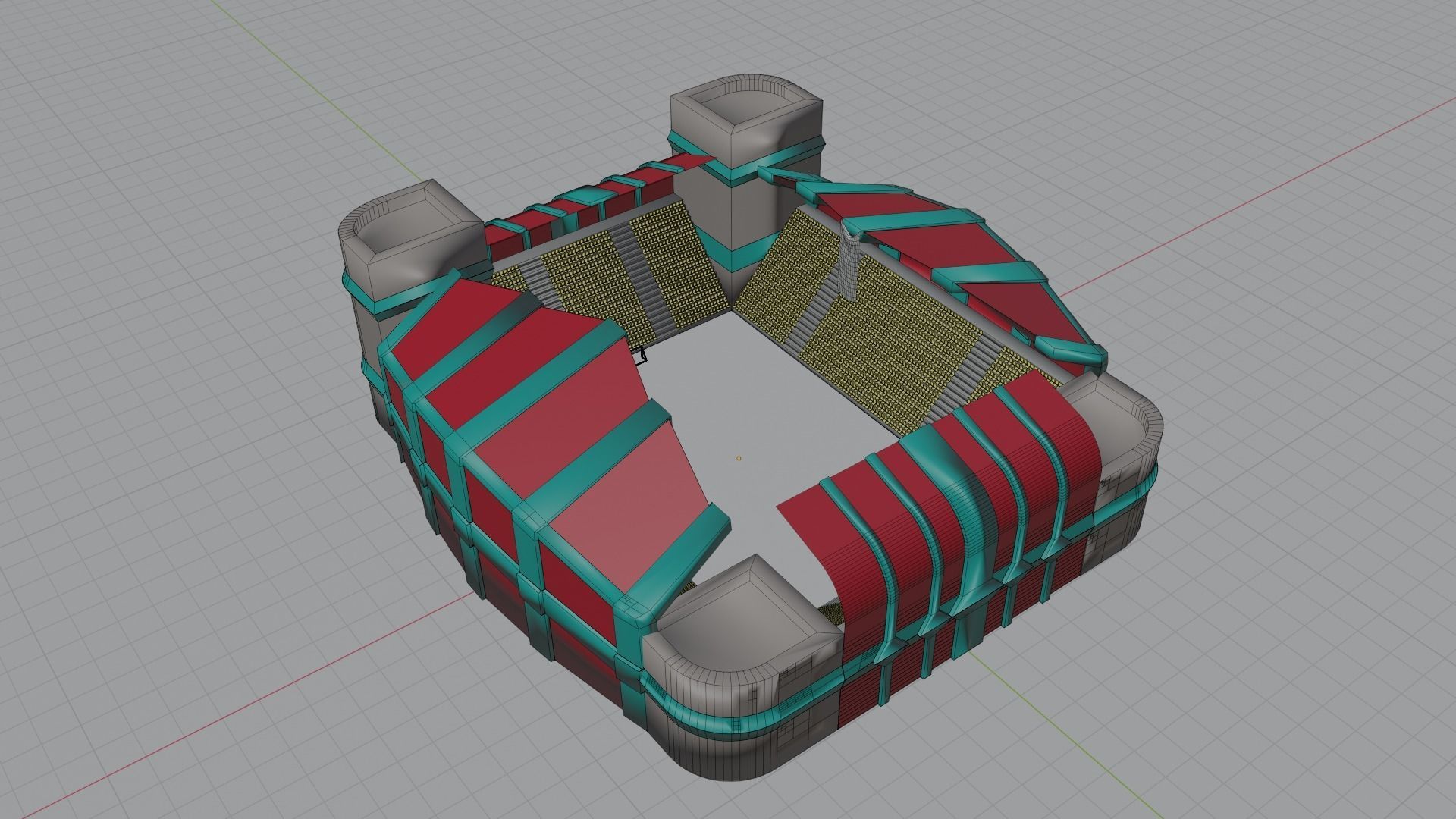 3D model Football Stadium - Liverpool VR / AR / low-poly | CGTrader