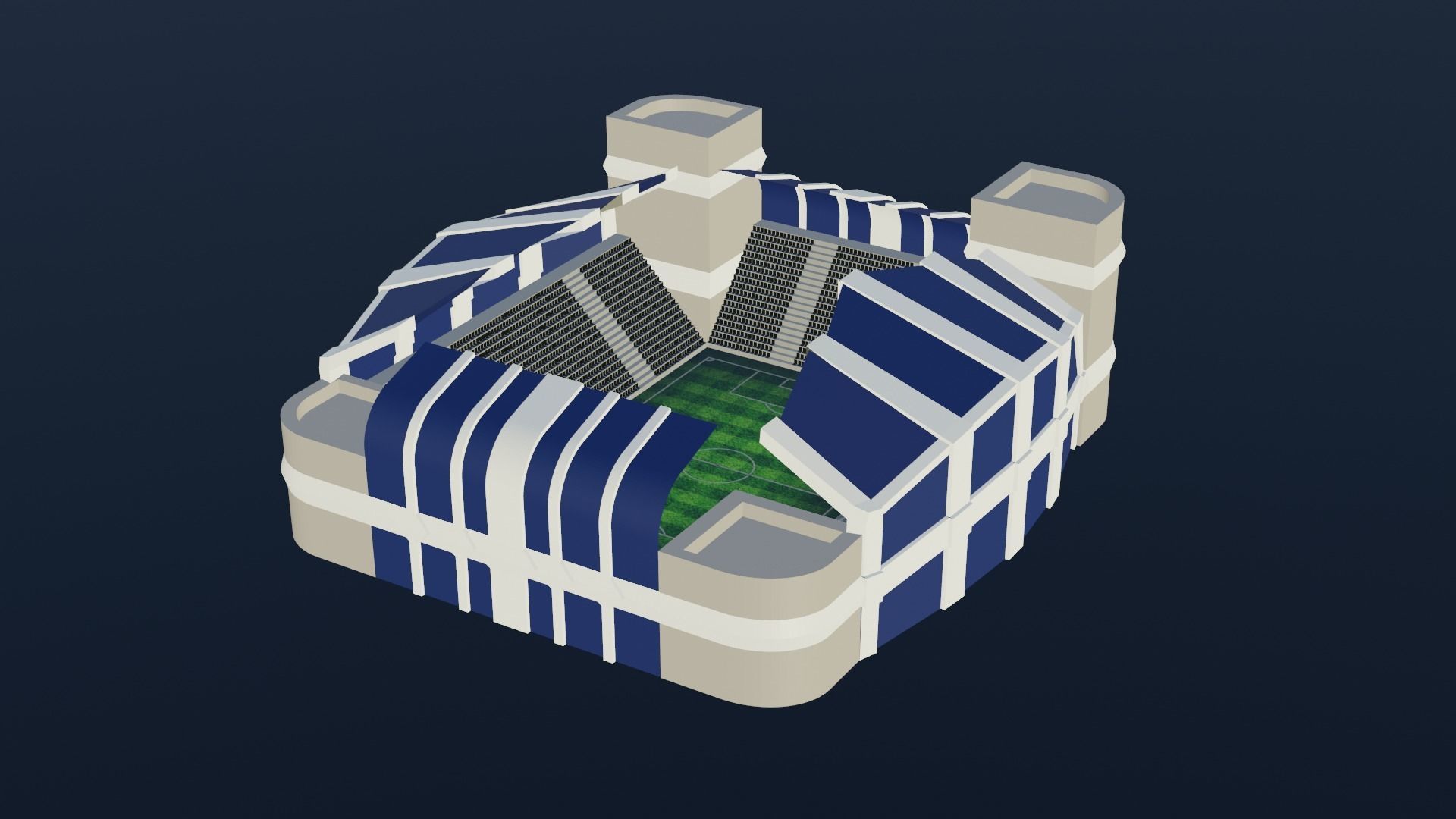 3D model Football Stadium - Tottenham Hotspur VR / AR / low-poly | CGTrader