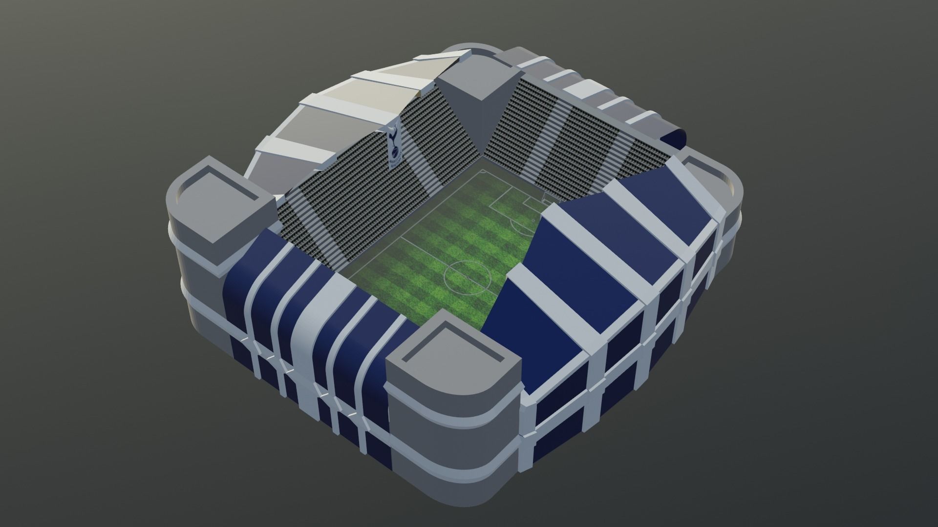 3D model Football Stadium - Tottenham Hotspur VR / AR / low-poly | CGTrader
